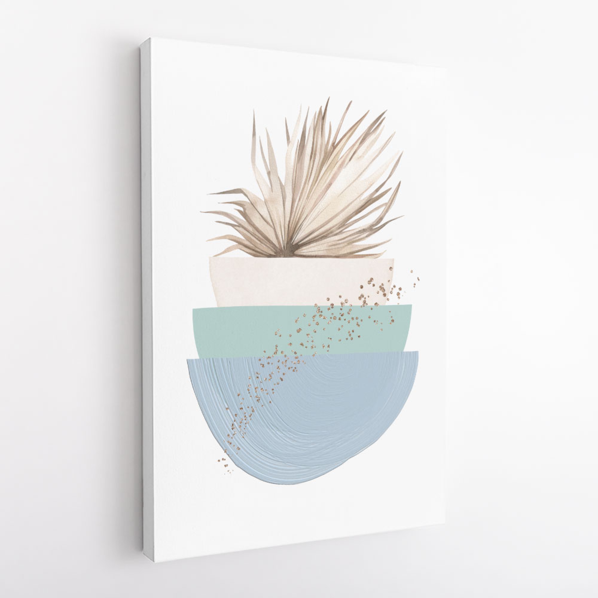 Blue green boho 3 Wall Art