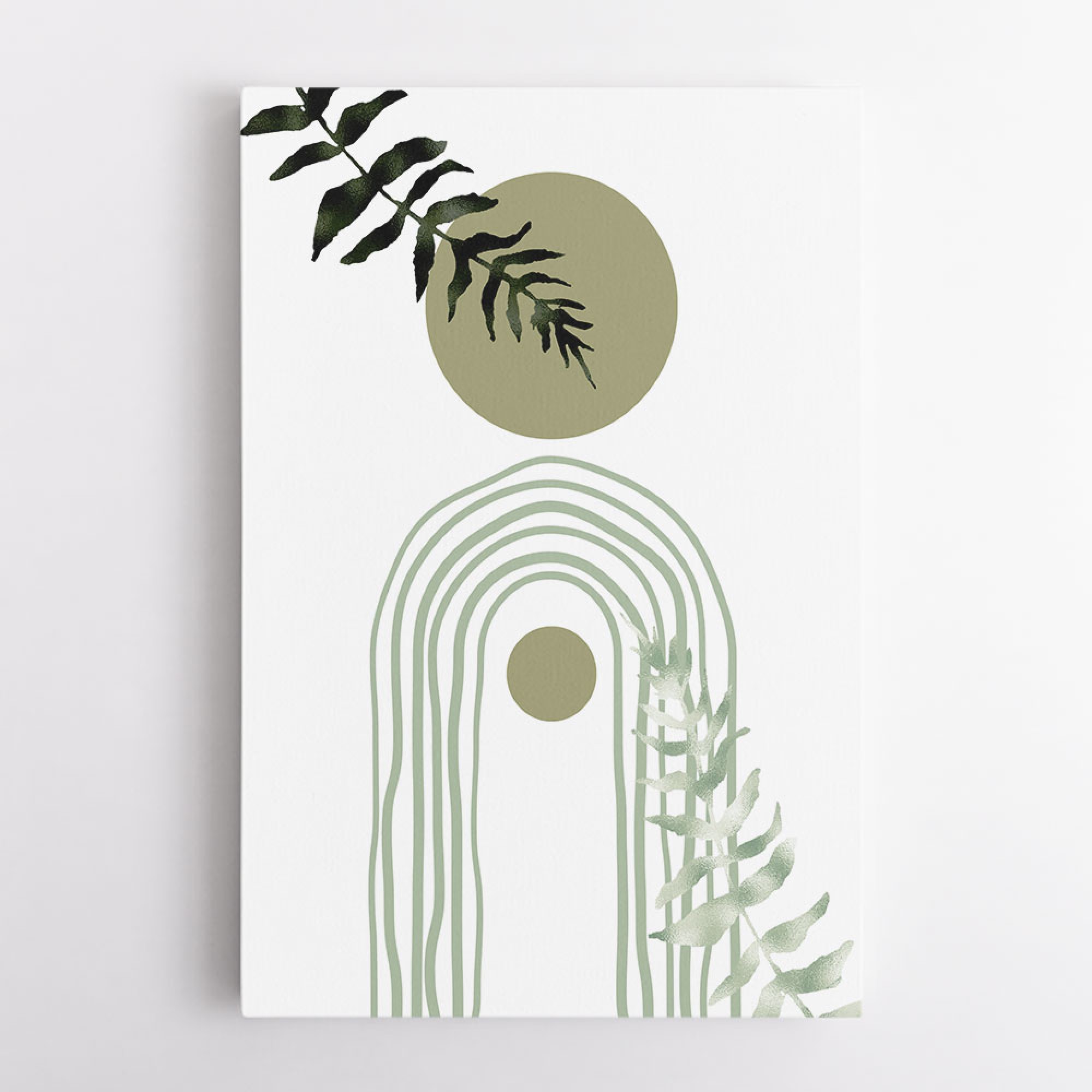 Green Bohemian Wall Art