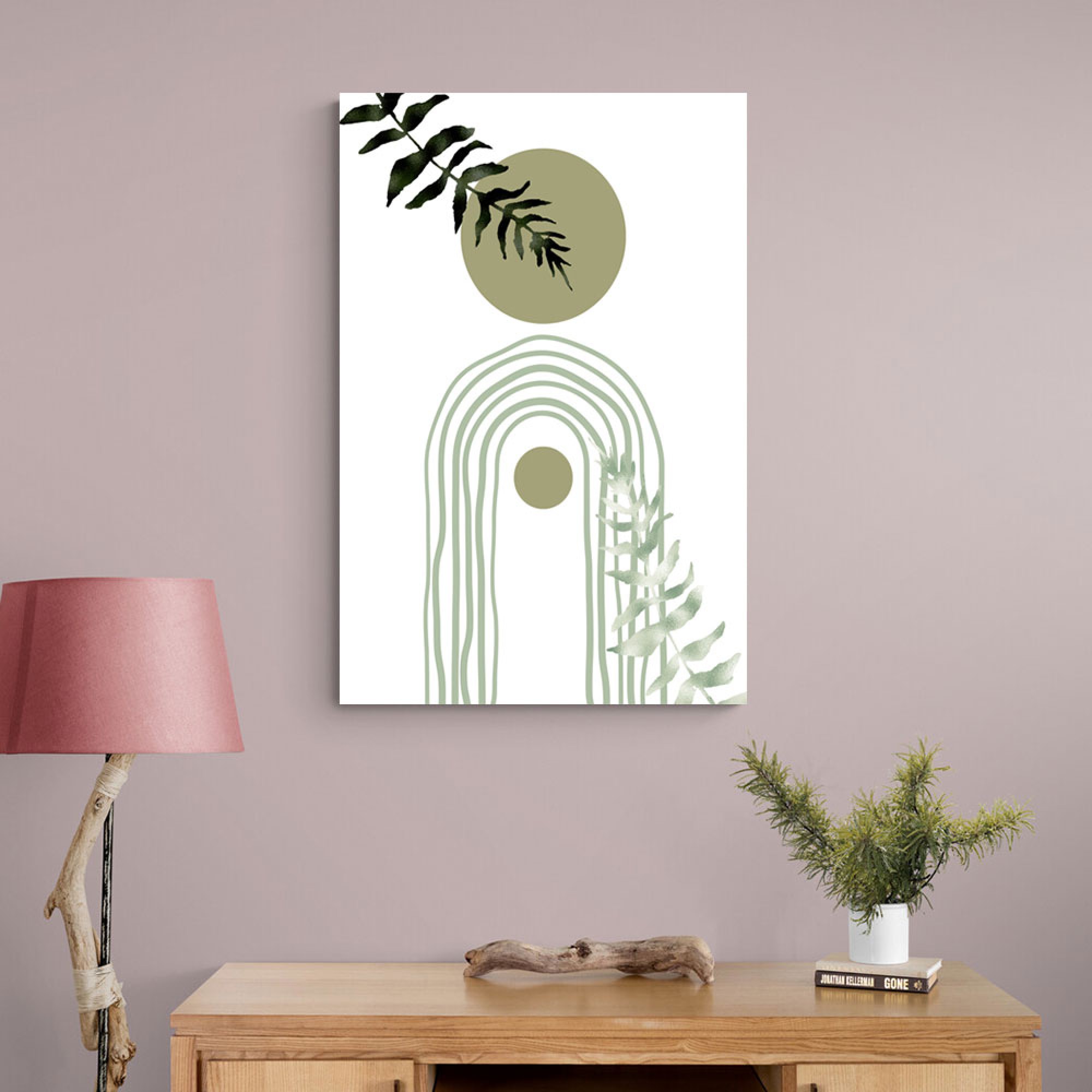 Green Bohemian Wall Art