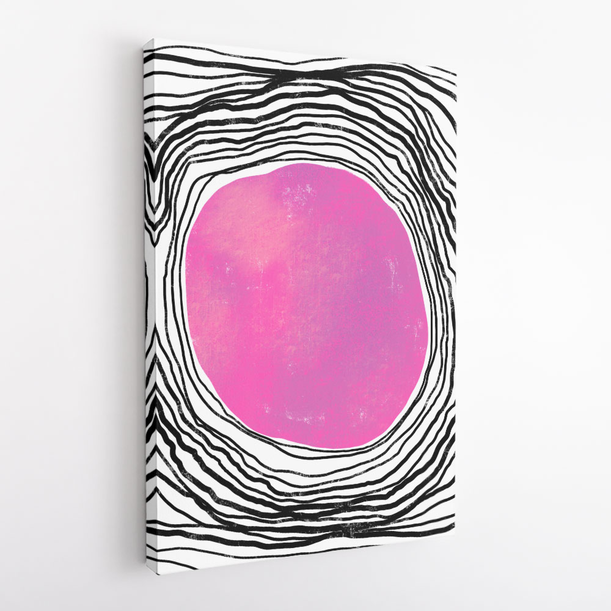 Purple Circle Wall Art