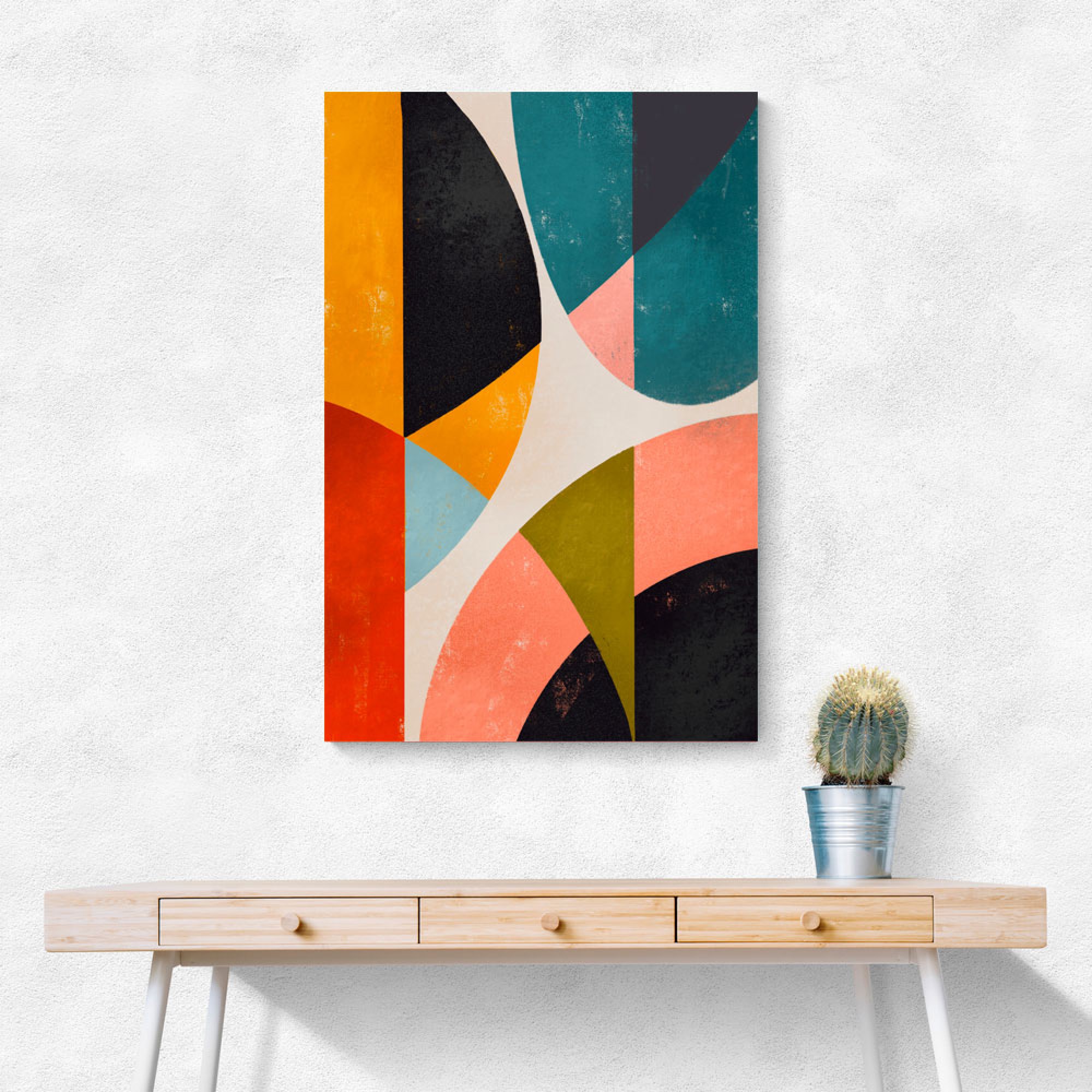 Split Circles Wall Art