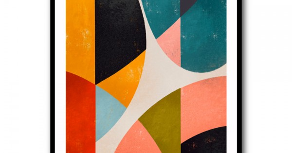 Split Circles Wall Art