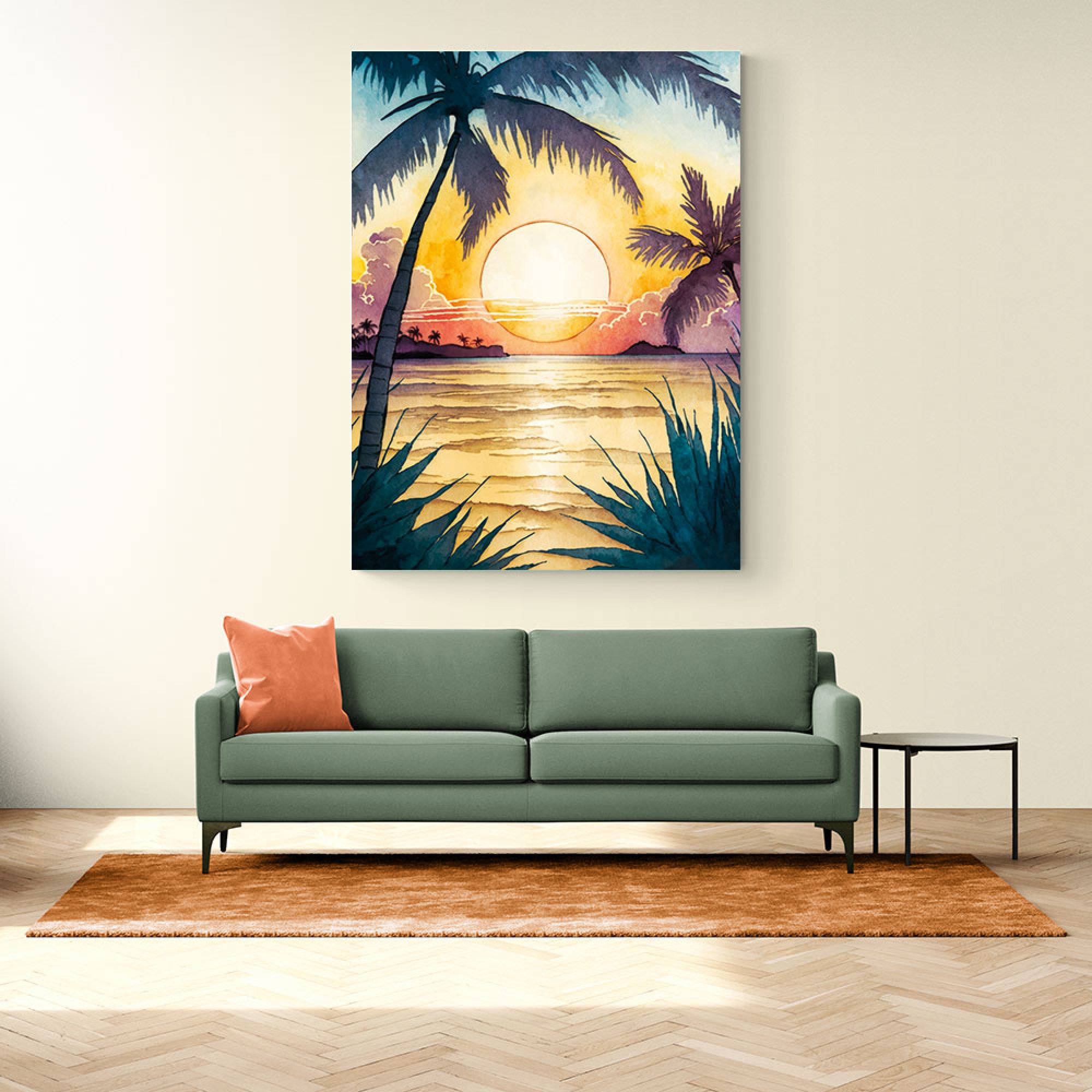 Beach Sunrise Wall Art