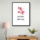 Live More Care Less Wall Art