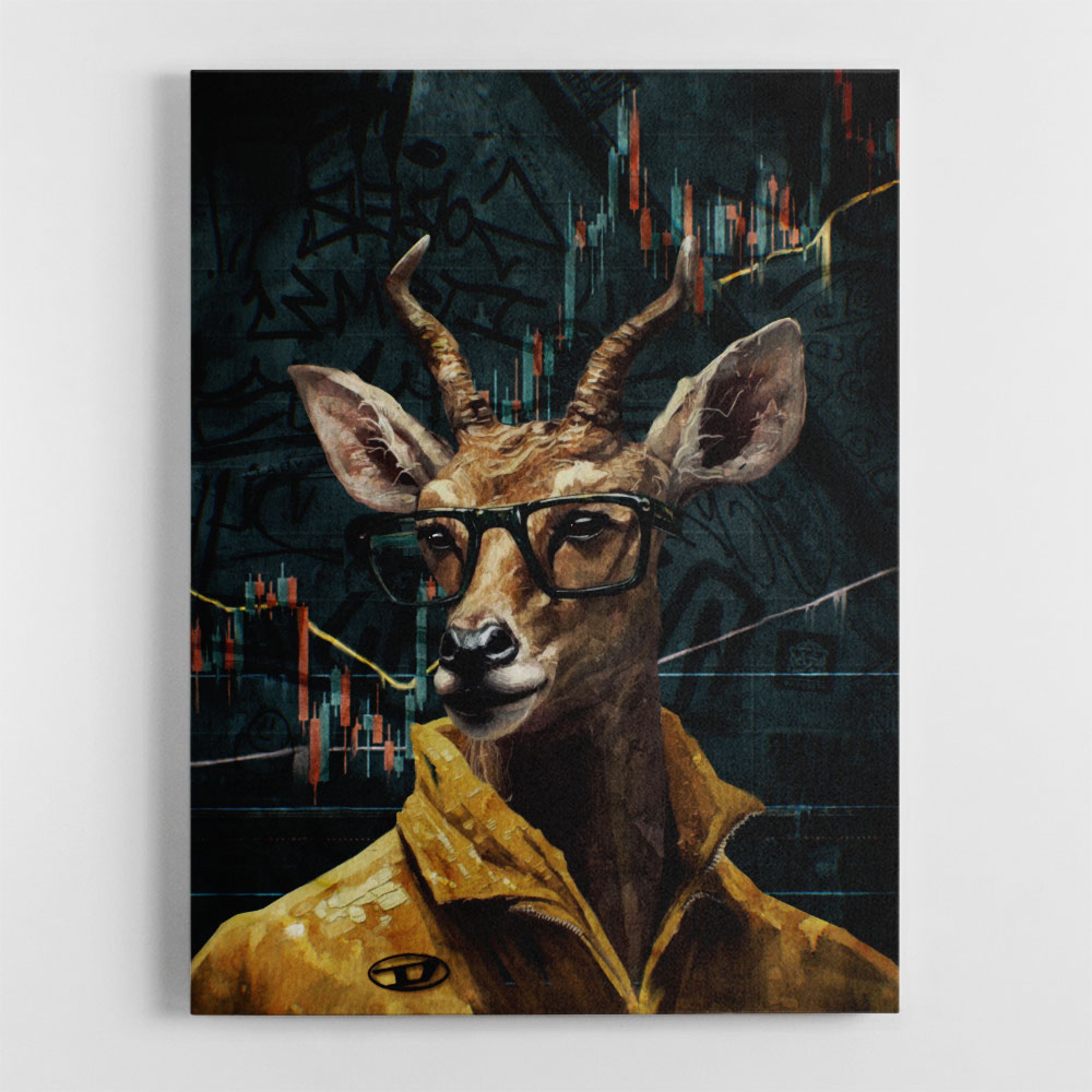Crypto Buffalo Wall Art