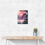 Pink Sun Wall Art