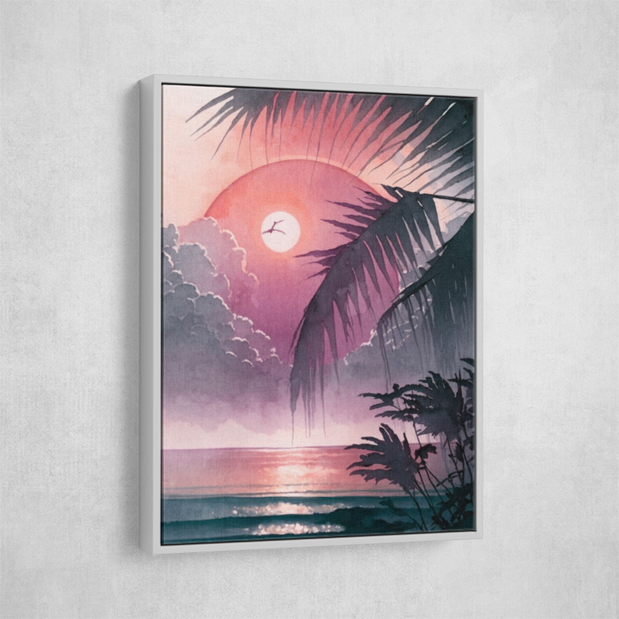 Pink Sun Wall Art