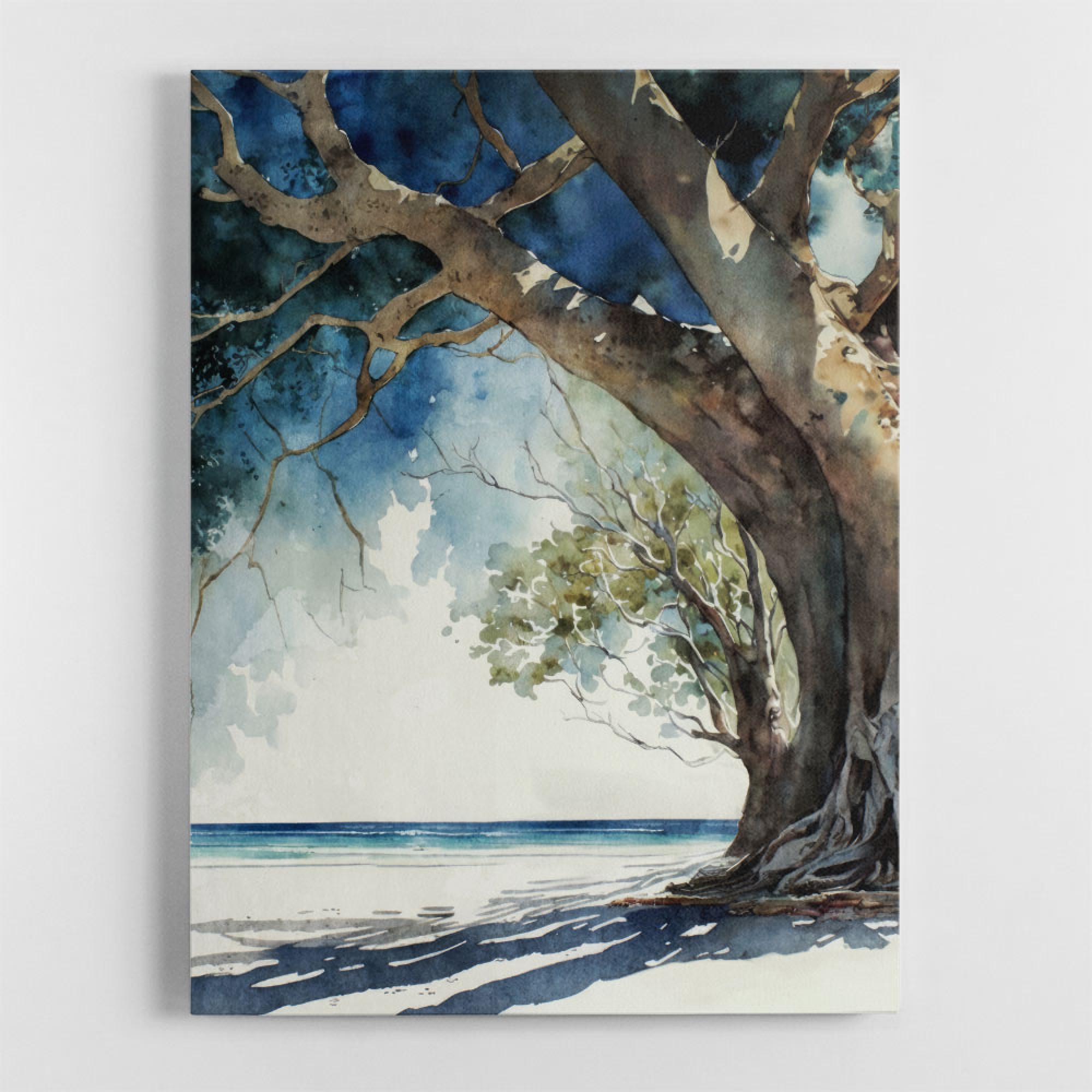Tree by the River Wall Art