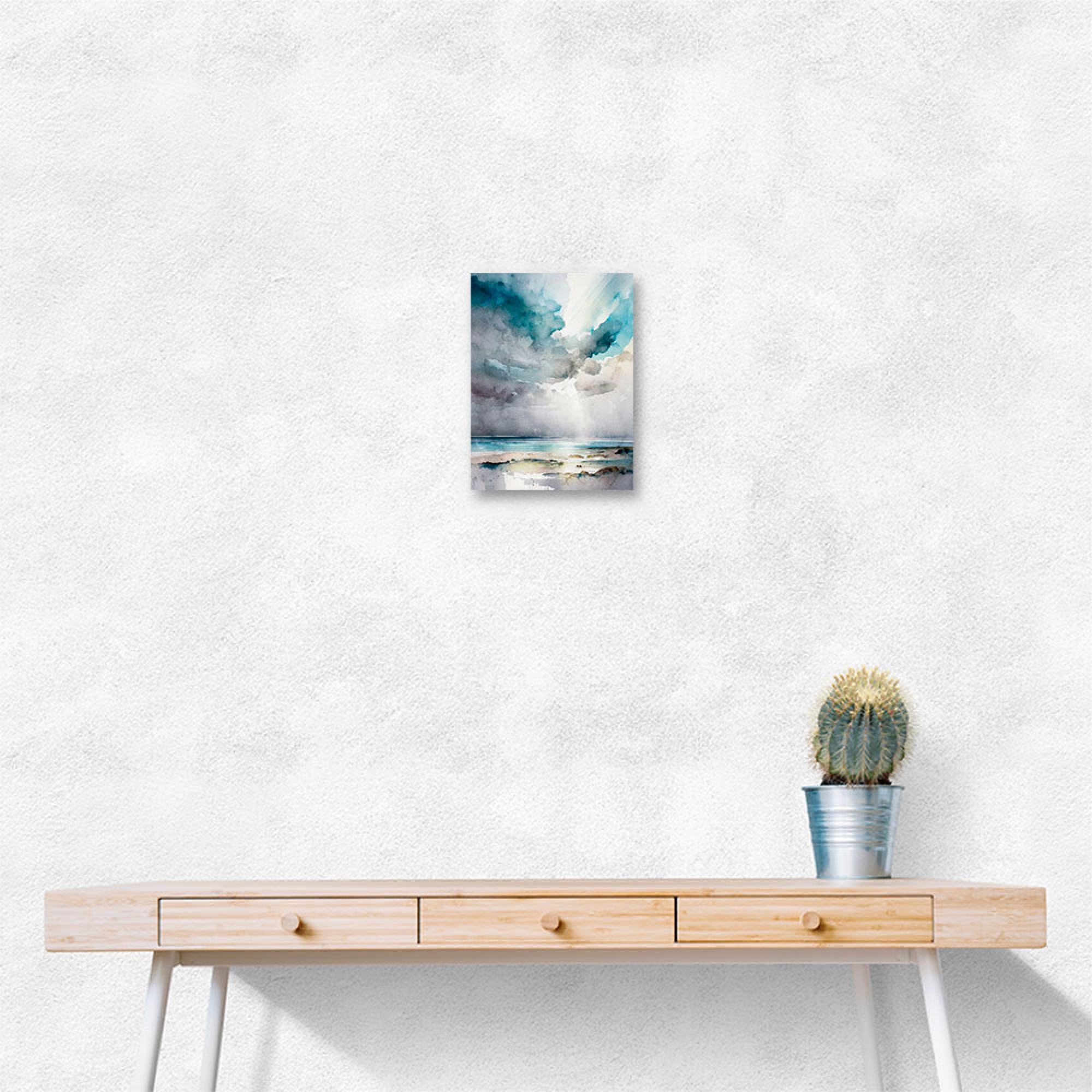 Turquoise Clouds Wall Art
