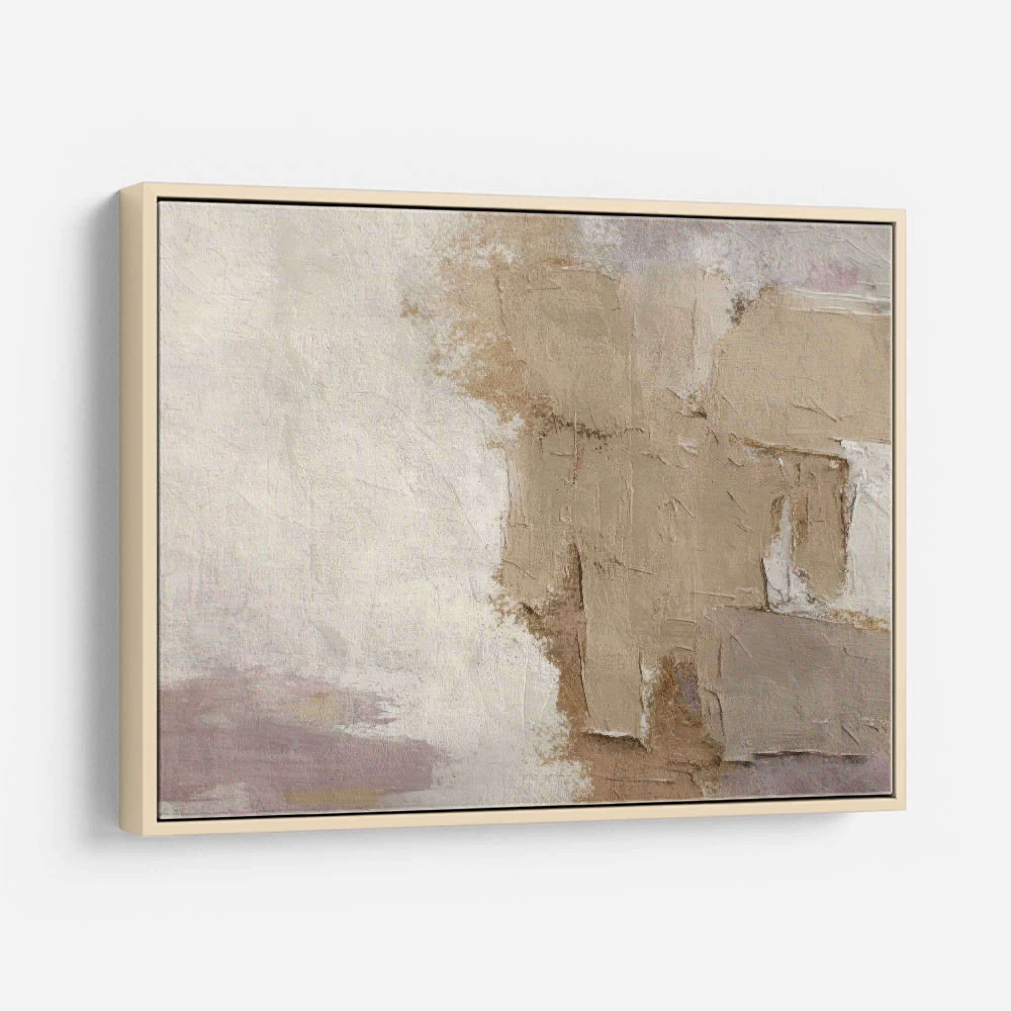 Beige Abstract Wall Art