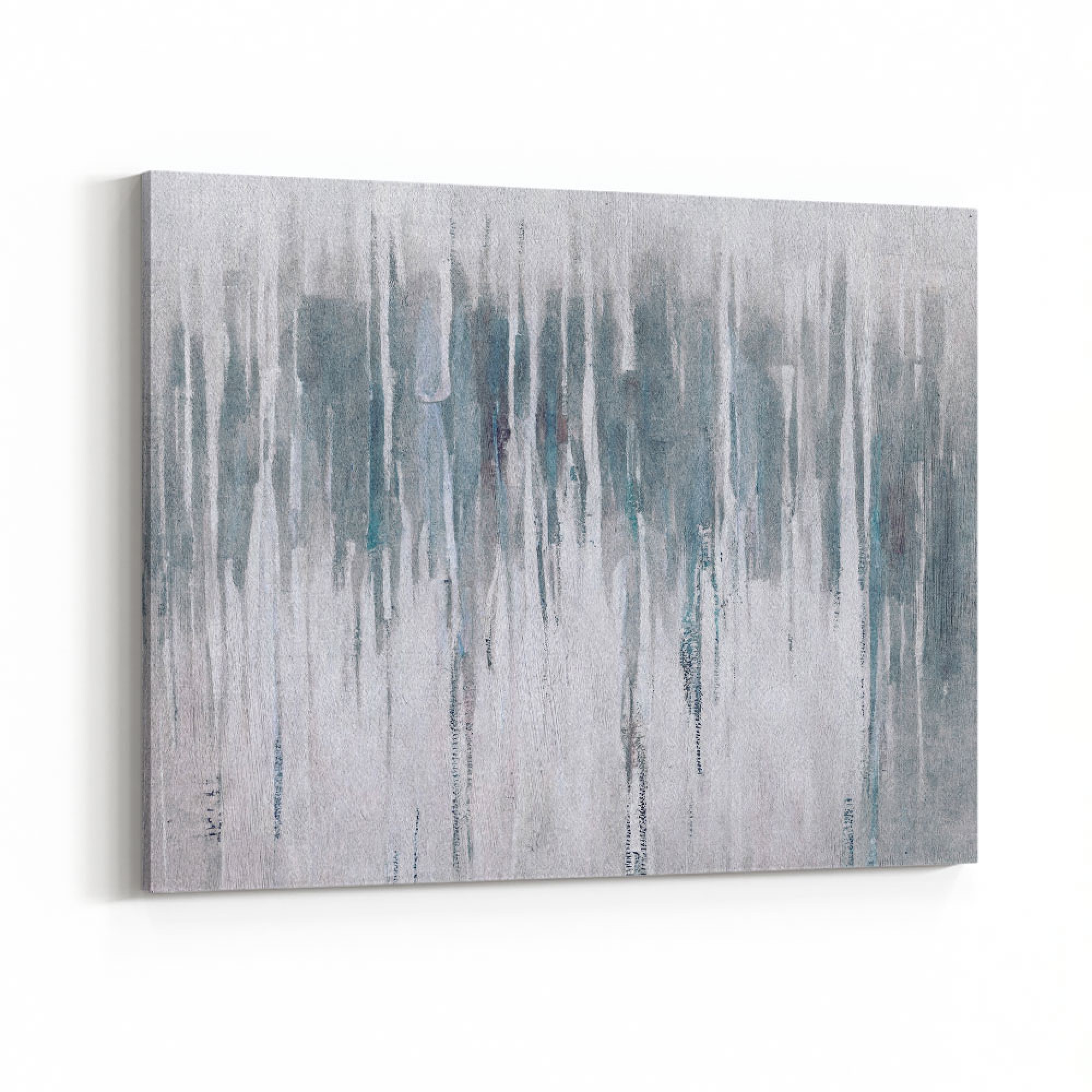 Blue Wall Abstract Wall Art