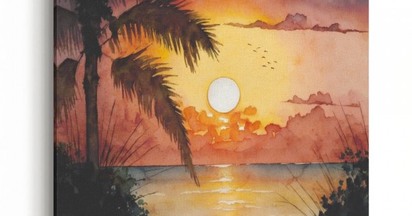 Classy Sunset Wall Art