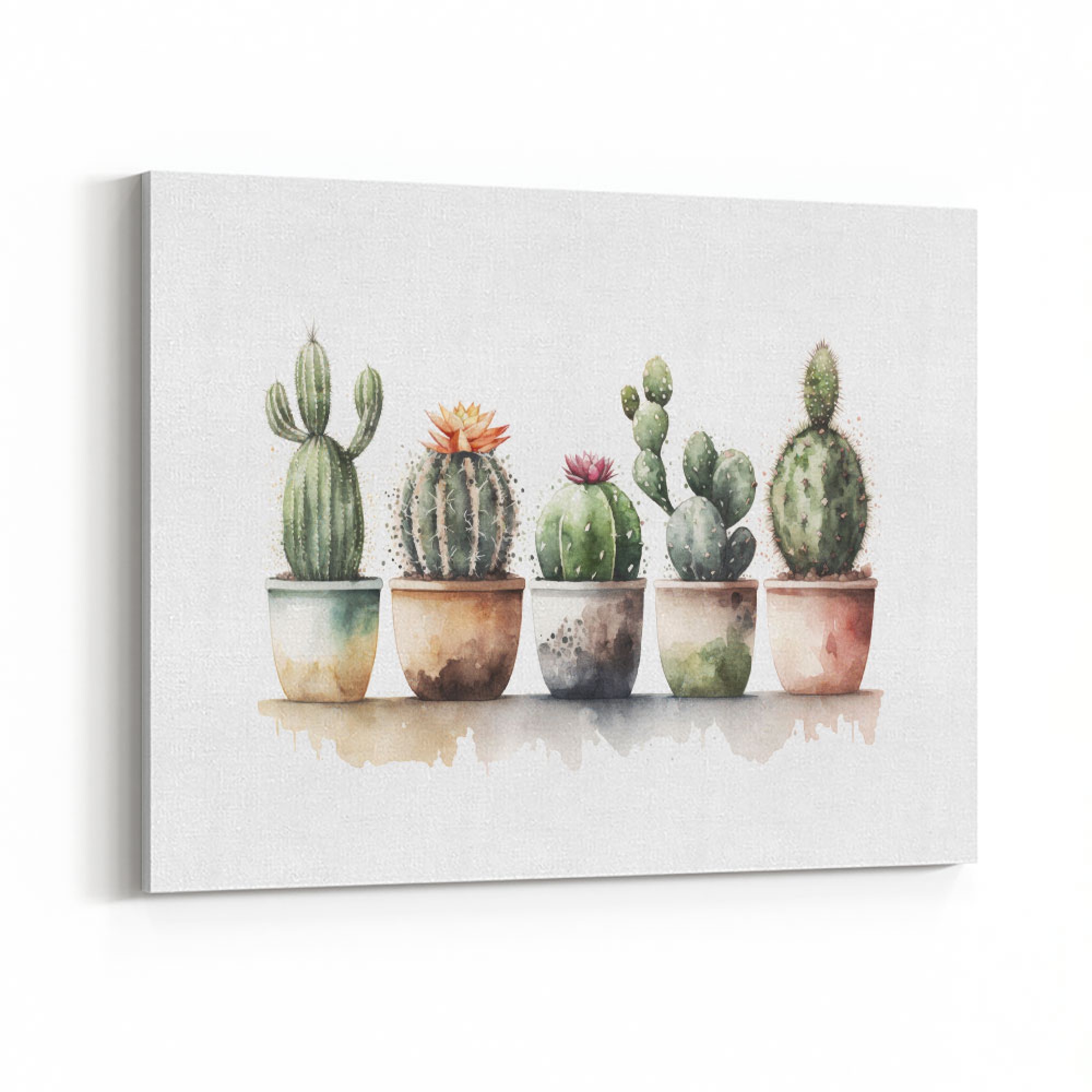 Flowering Cacti Wall Art