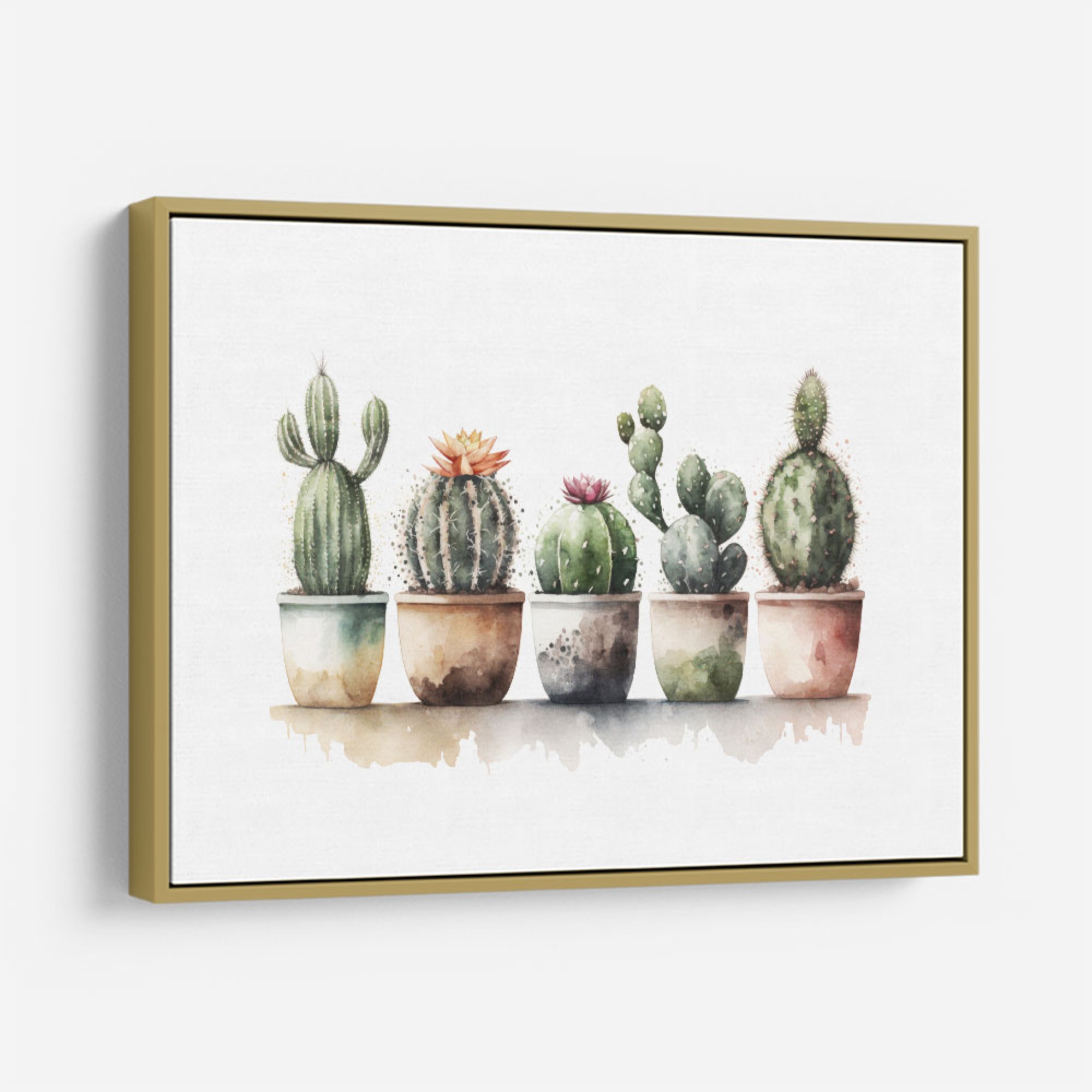 Flowering Cacti Wall Art