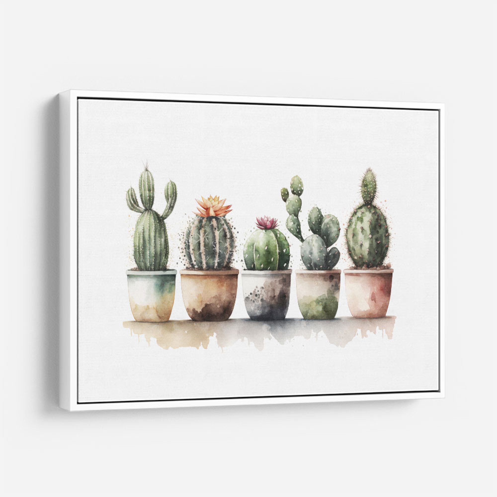 Flowering Cacti Wall Art