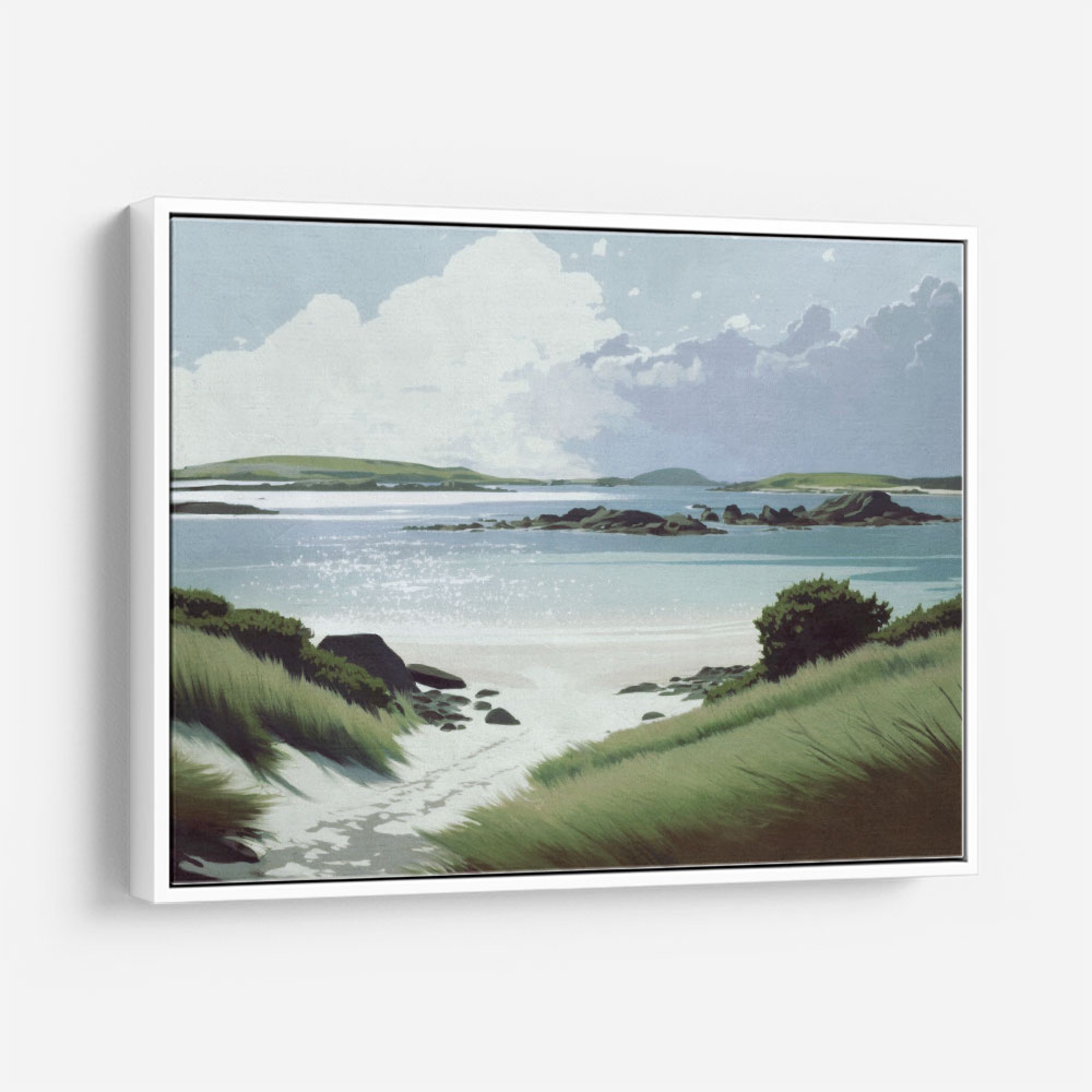 Green Coast Wall Art