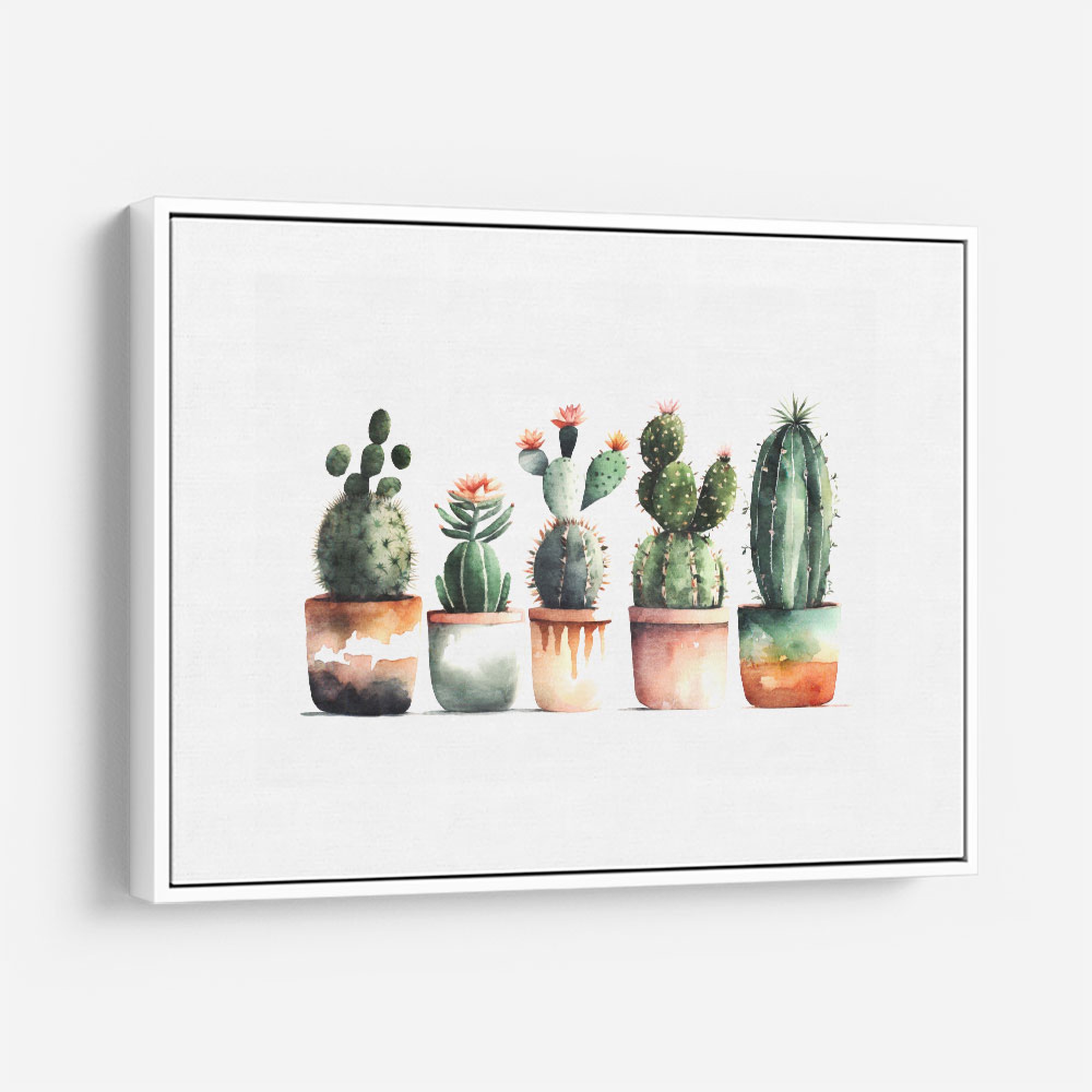 Lights Cacti Wall Art