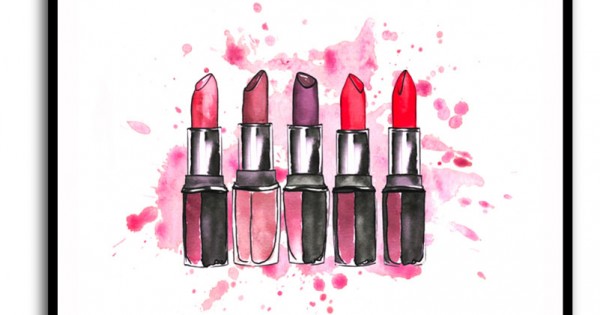 Lipsticks Wall Art