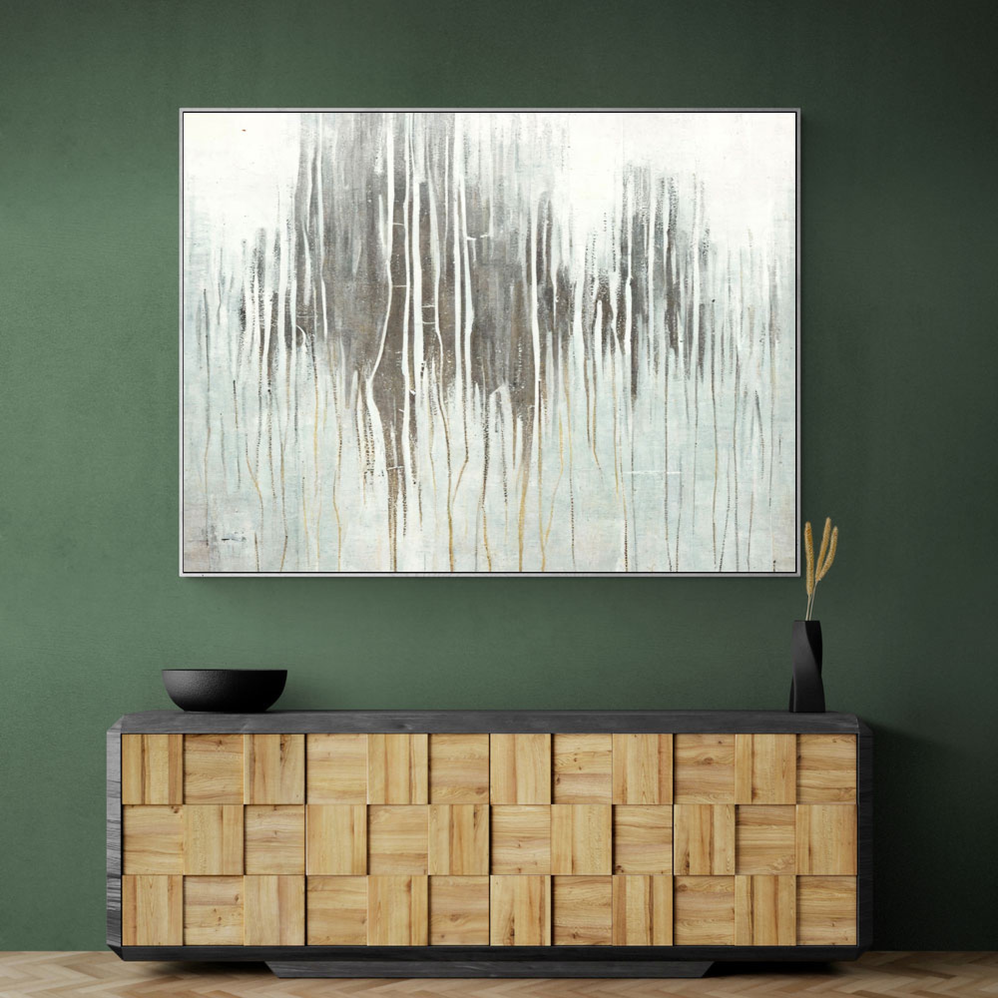 Paint on the Wall Abstract Wall Art