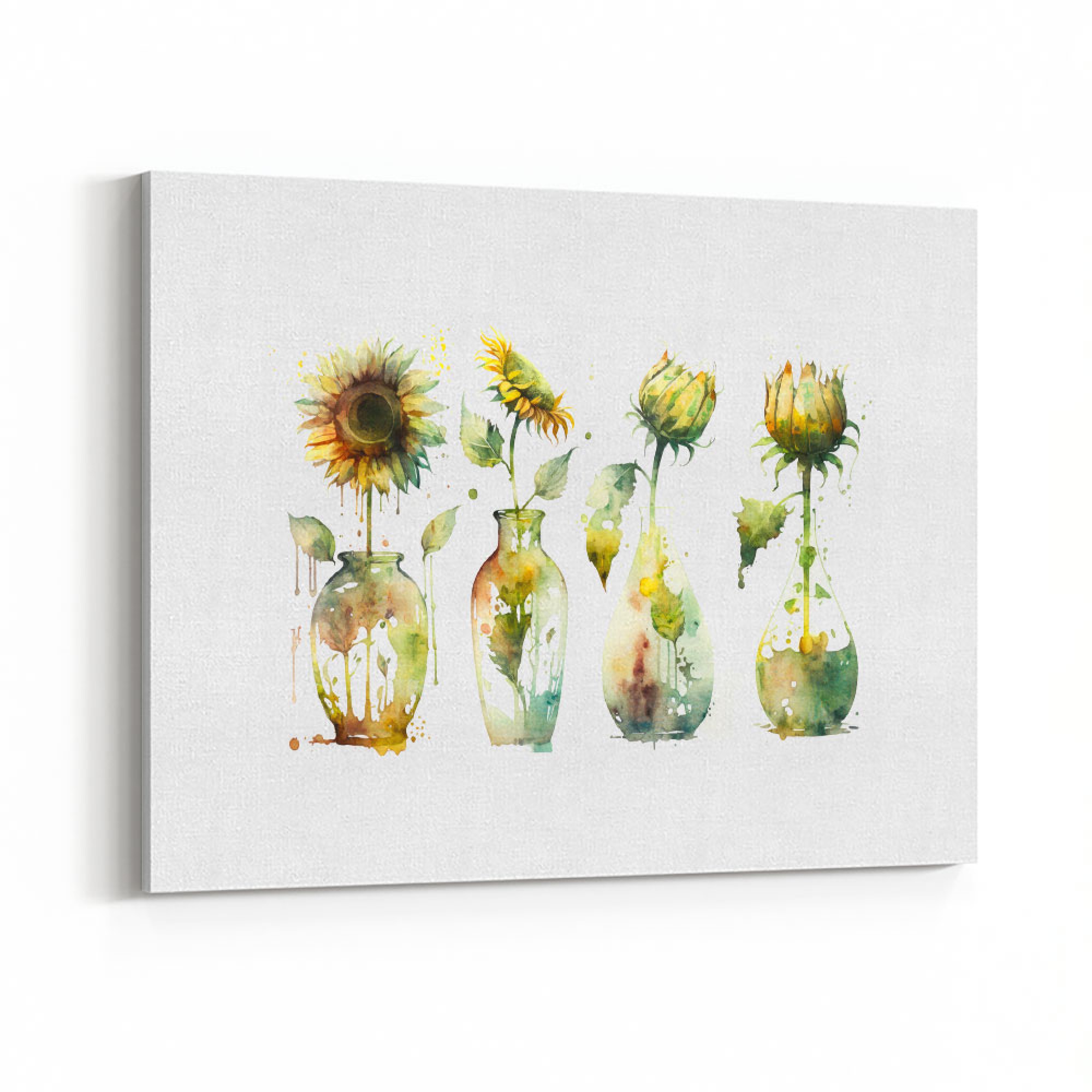 Sunflowers in a Vase Wall Art