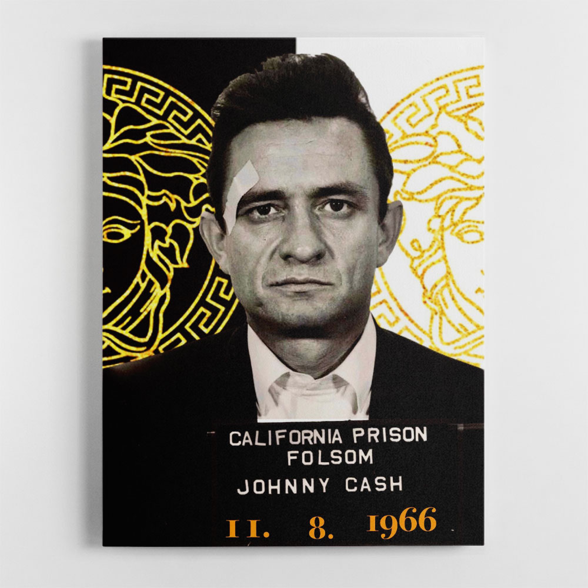 Johnny Cash Versace Wall Art