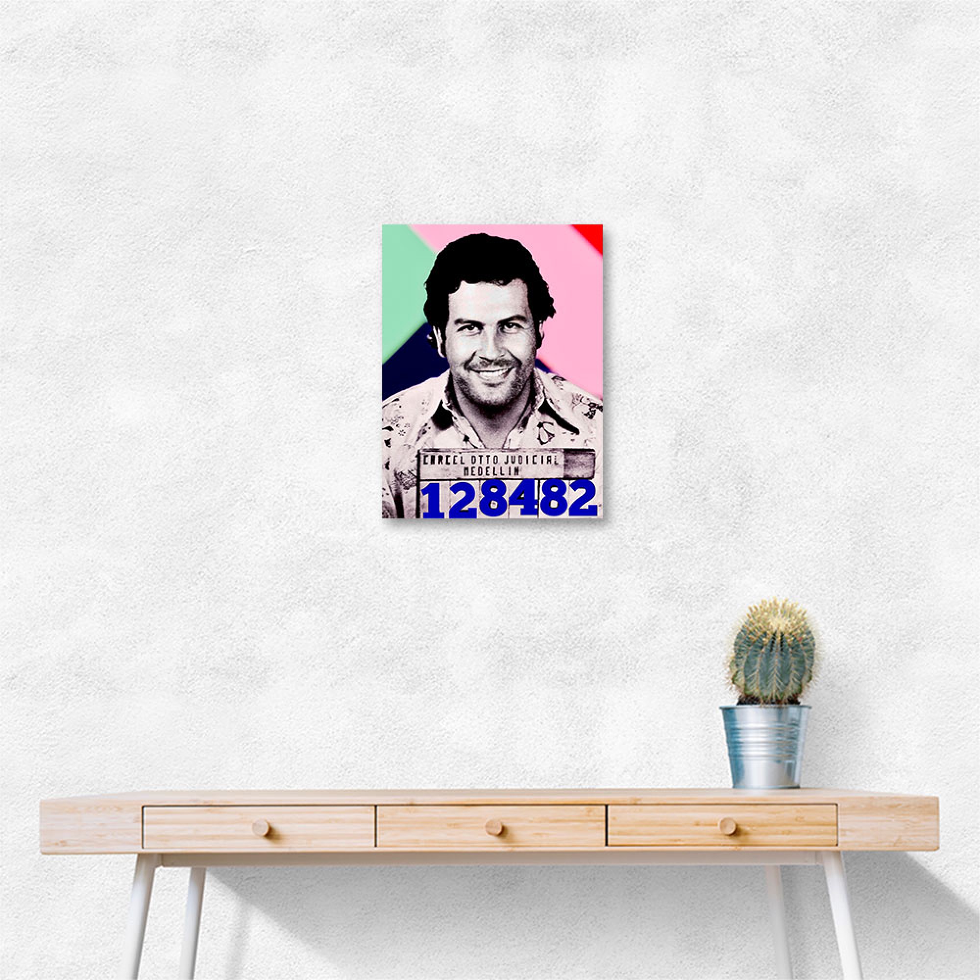 Escobar Mugshot Wall Art