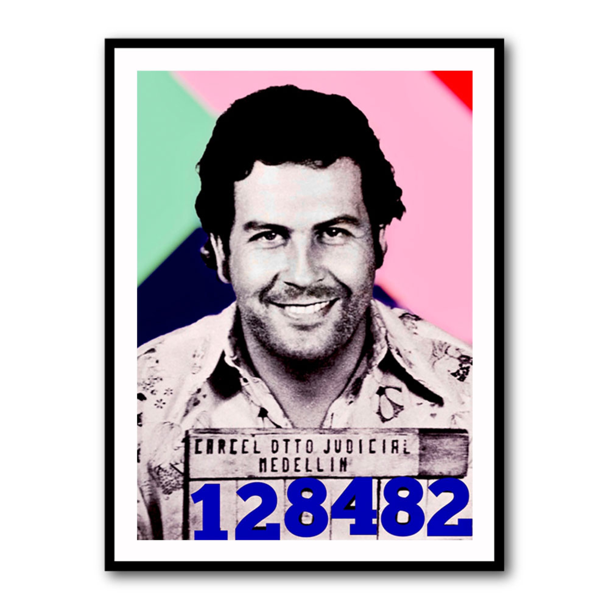 Escobar Mugshot Wall Art