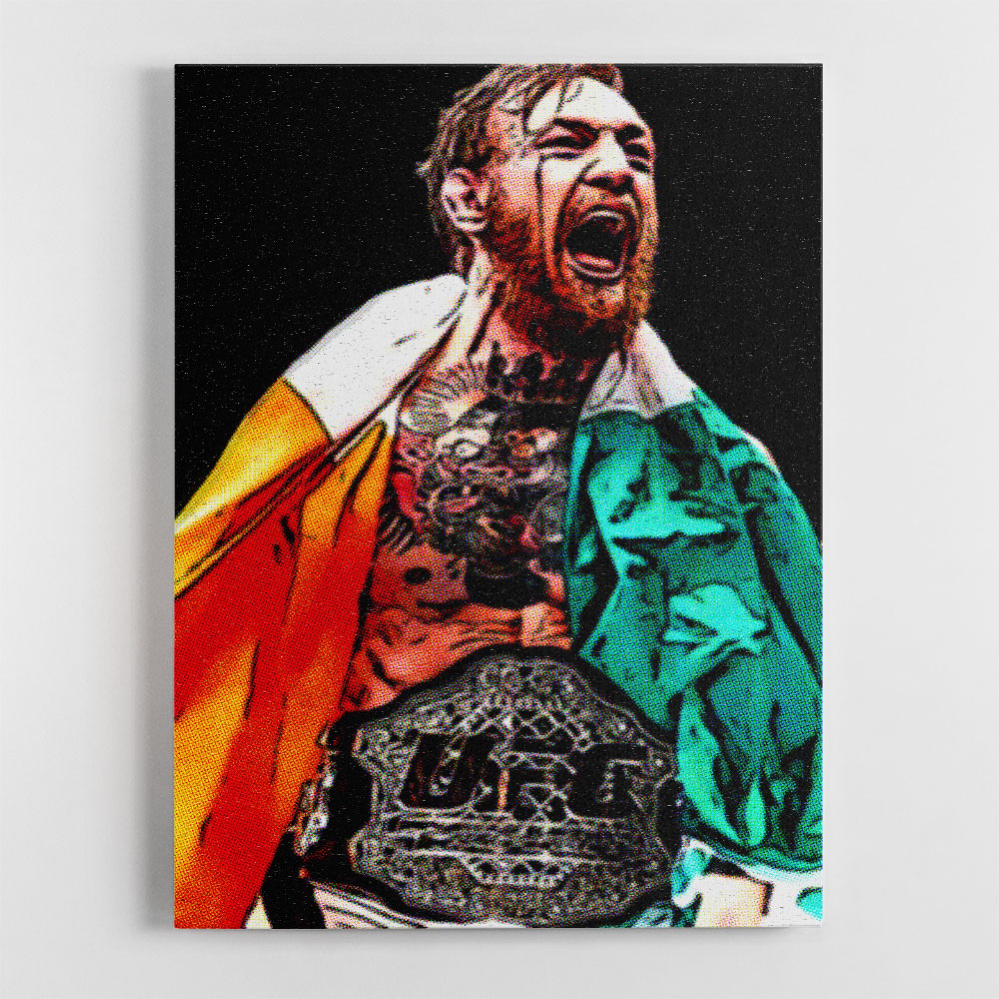 Conor Mcgregor Retro Wall Art