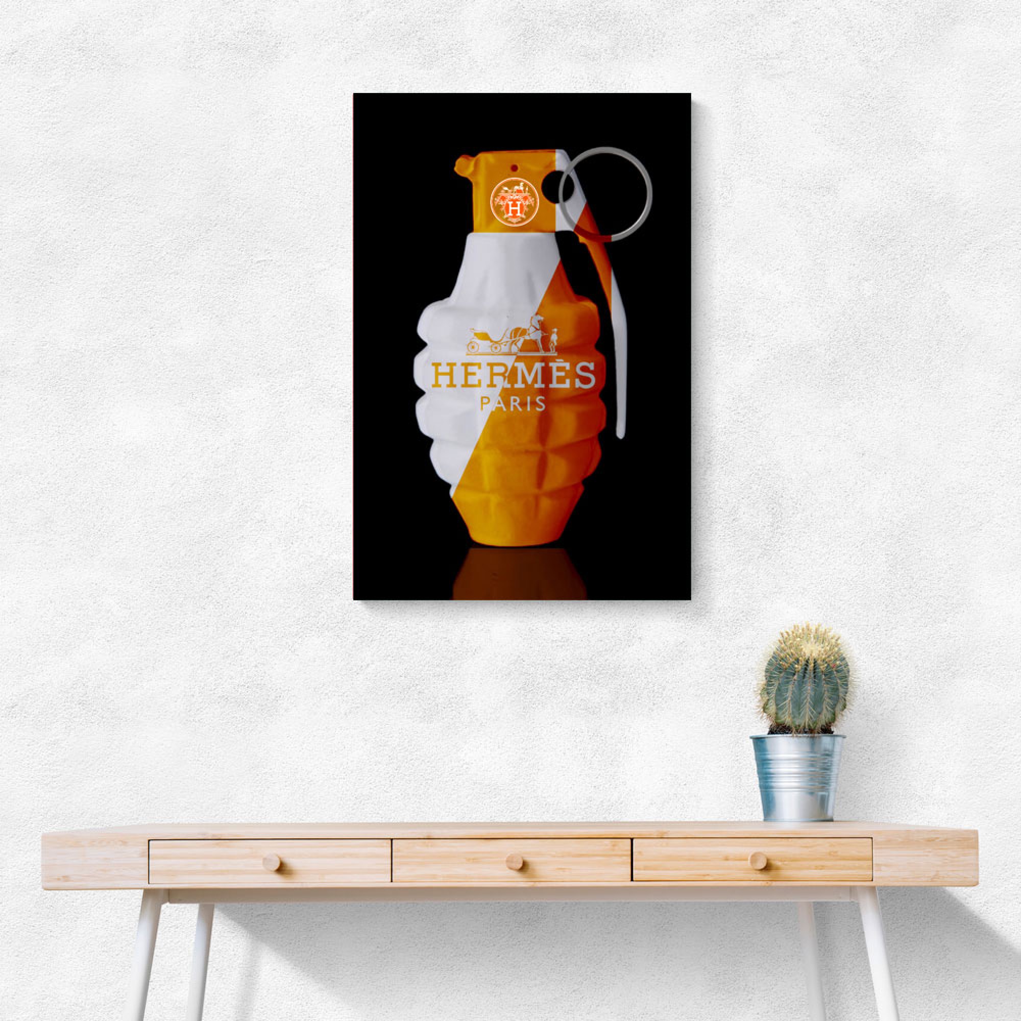 Hermes Grenade Wall Art