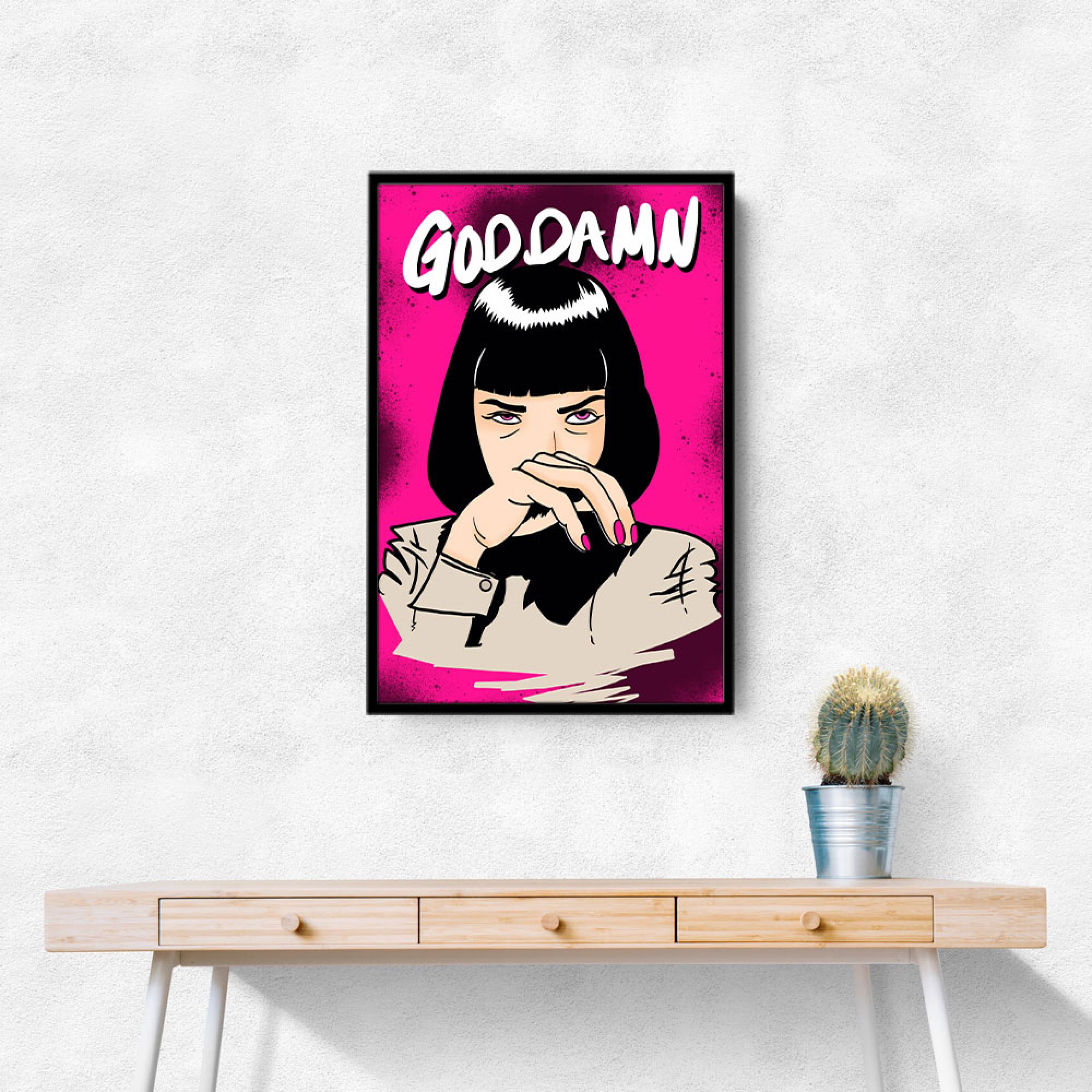 GODDAMN! Wall Art