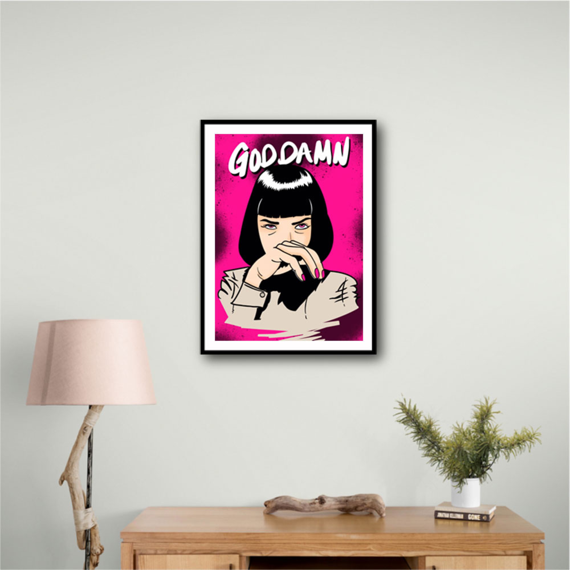 GODDAMN! Wall Art