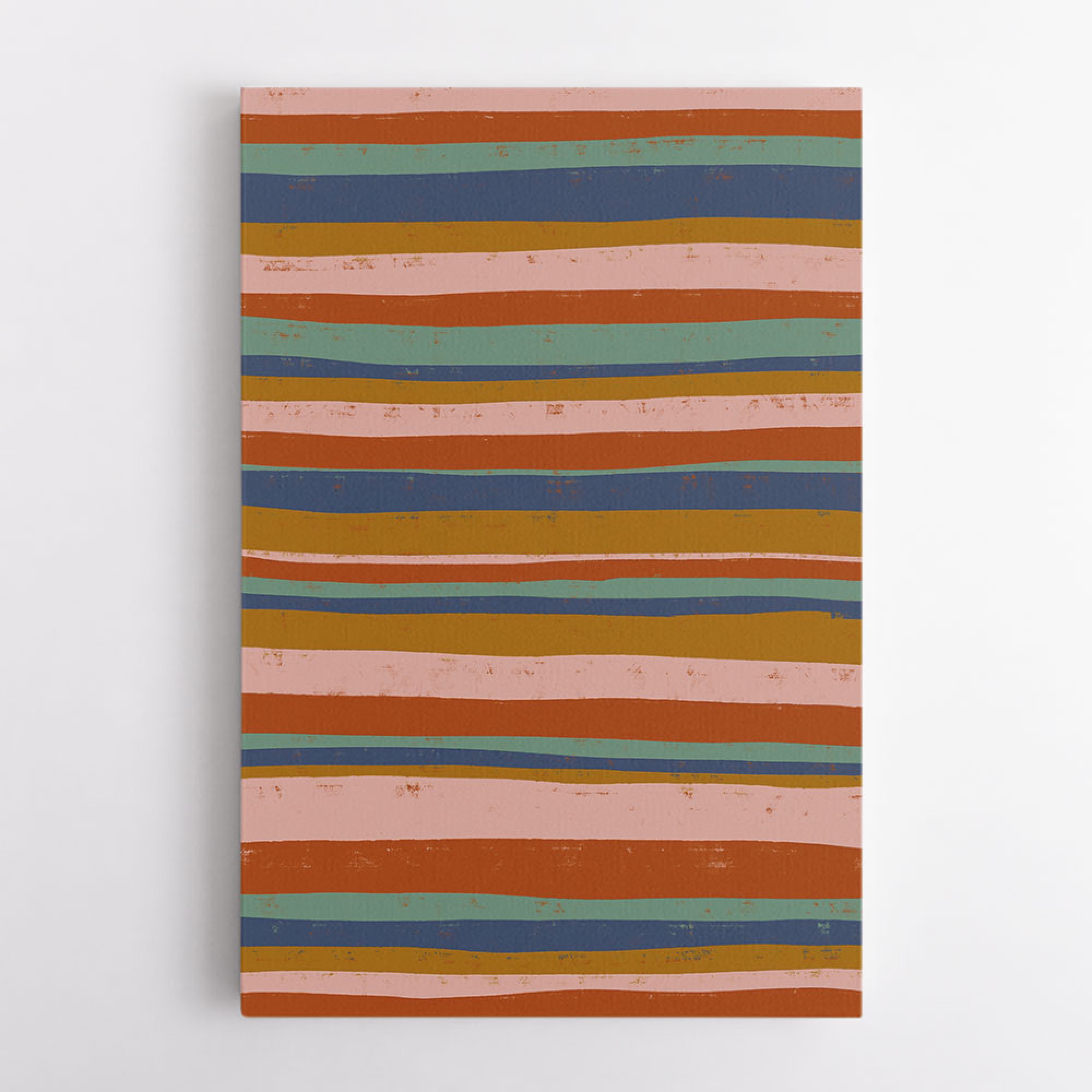 Ethno Colors Stripes Wall Art