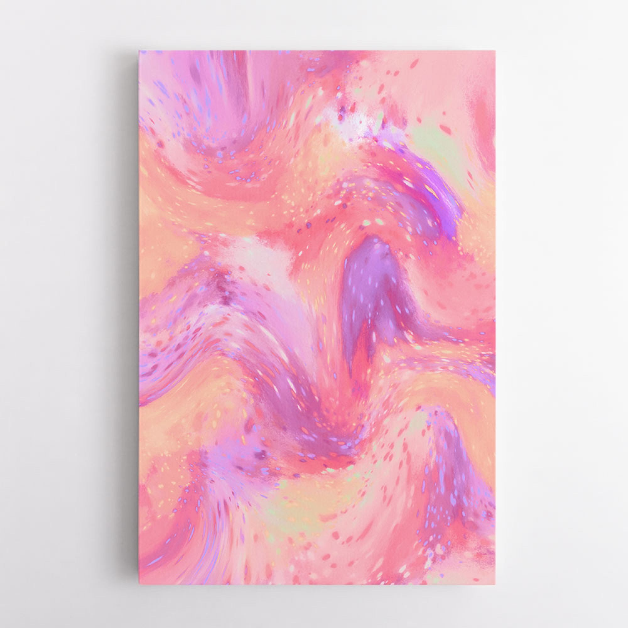 Pastel Space Pattern Wall Art