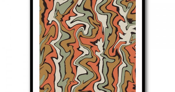 Stirred Colors Wall Art