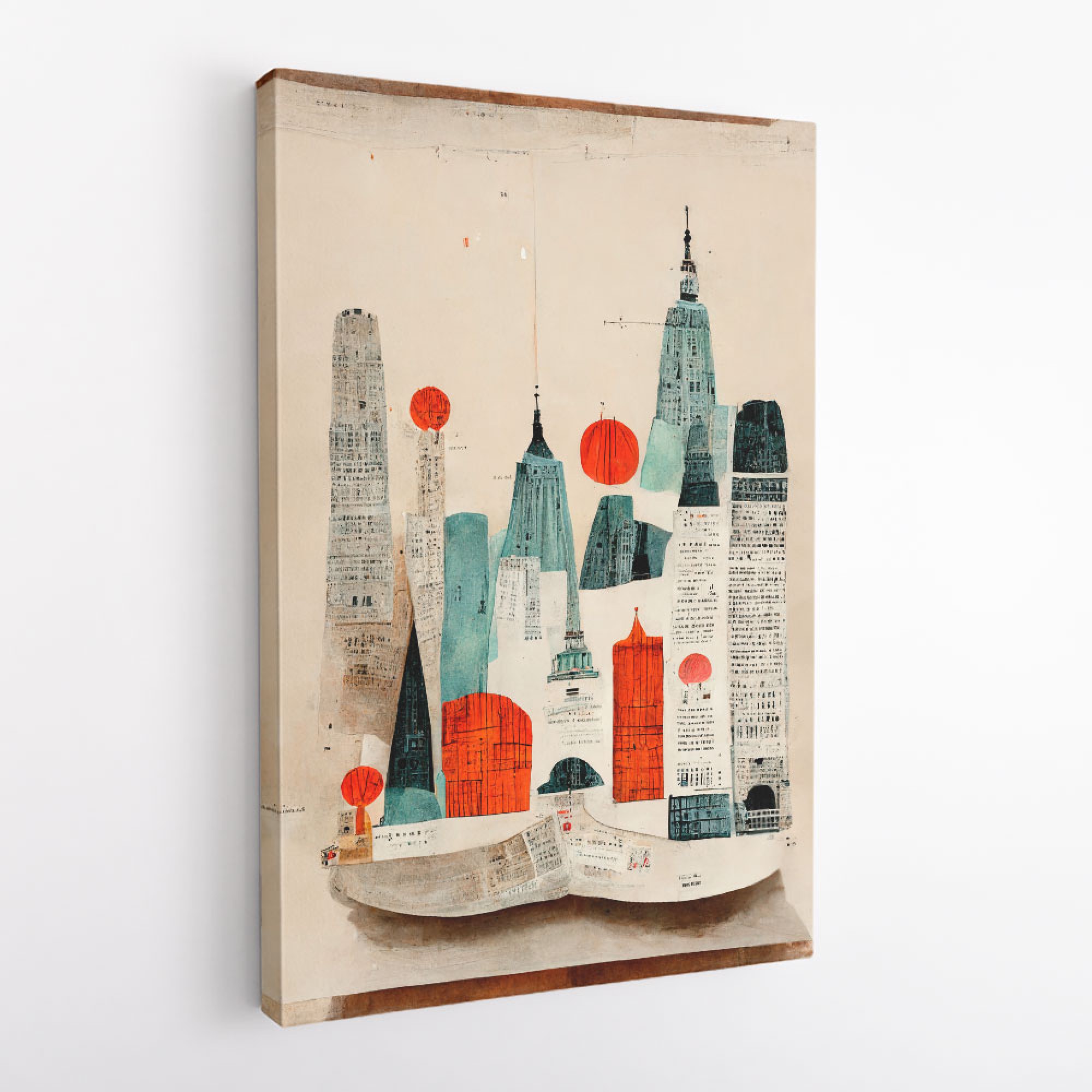 The Paper City Wall Art