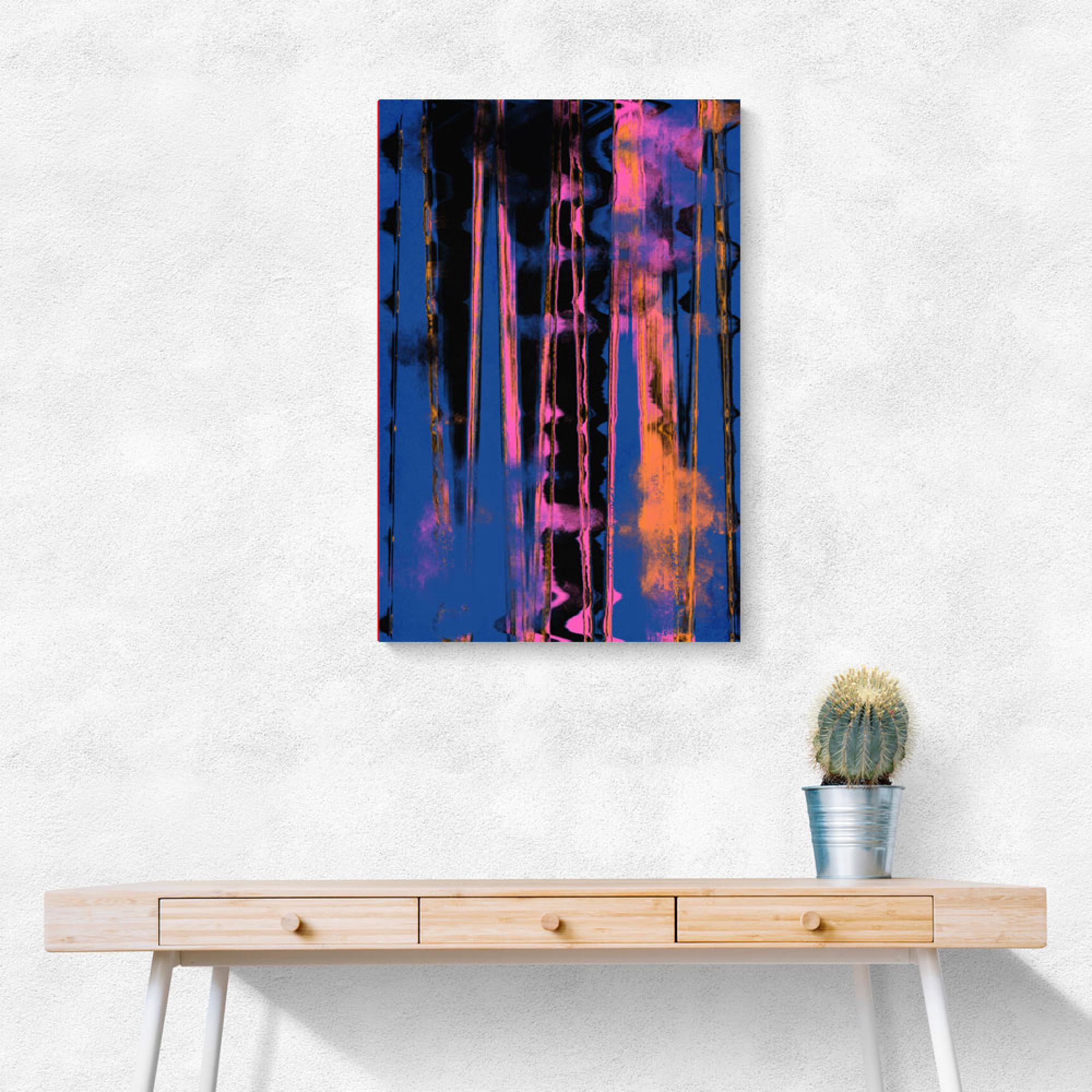 Time Machine (Blue) Wall Art