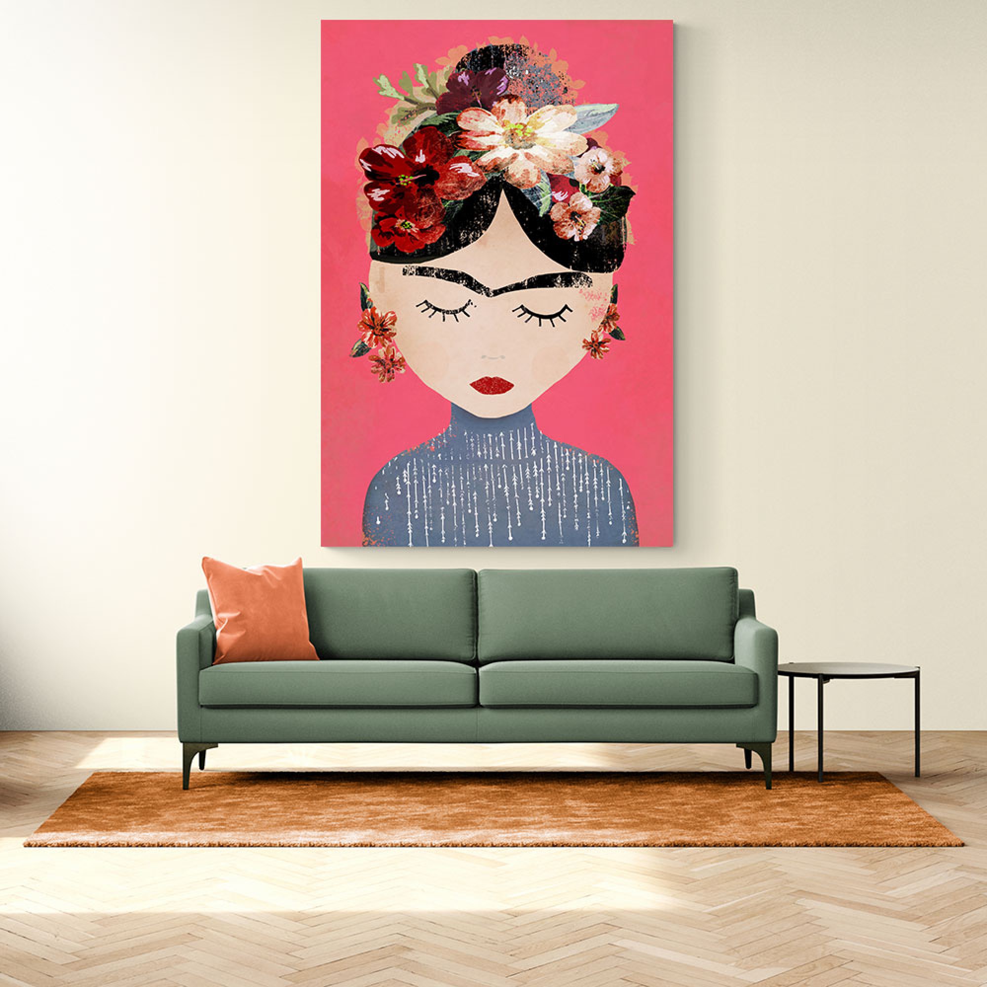 Frida (Pink Version) Wall Art