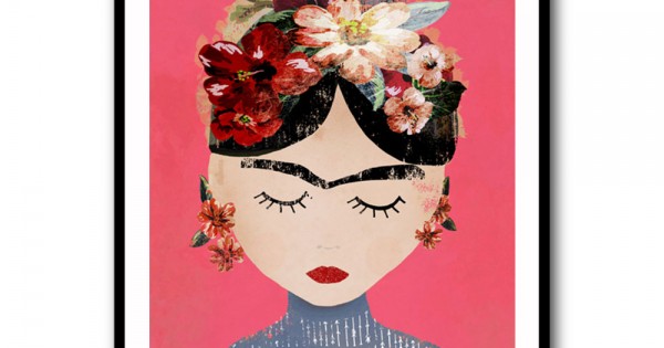Frida (Pink Version) Wall Art