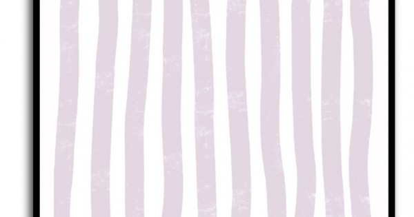 Lilac Lines Wall Art