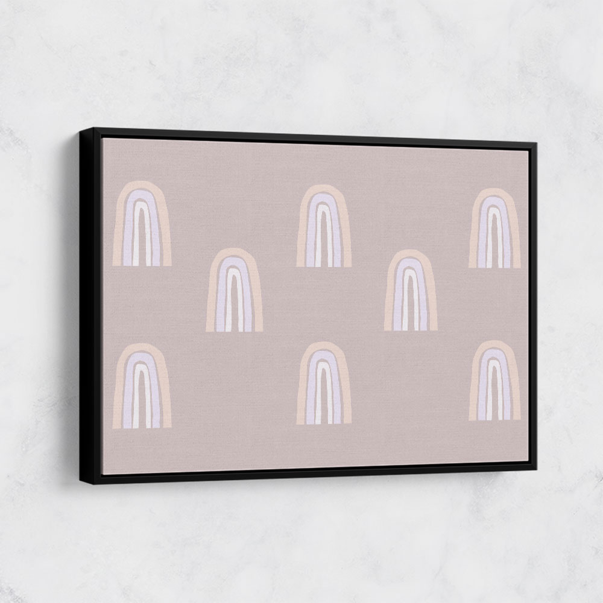 Minimal Rainbows Wall Art