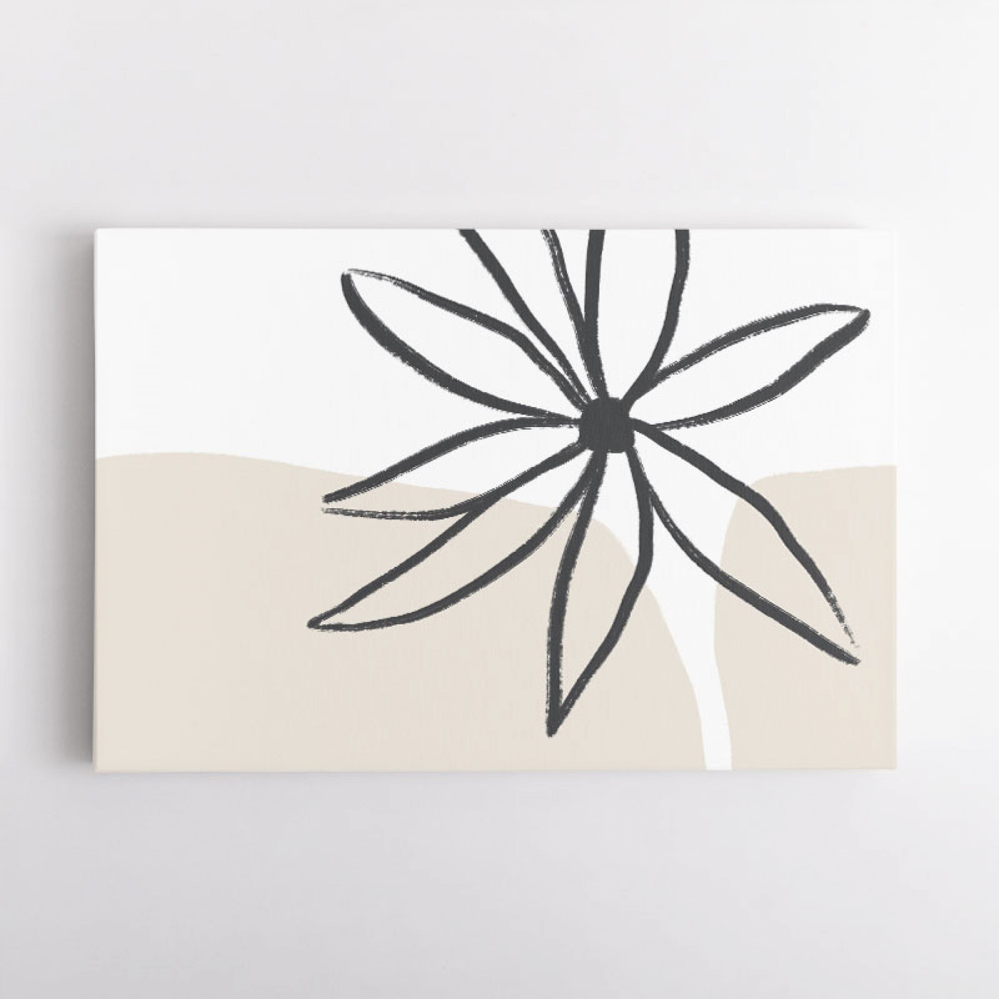 Flower and Cream Wall Art
