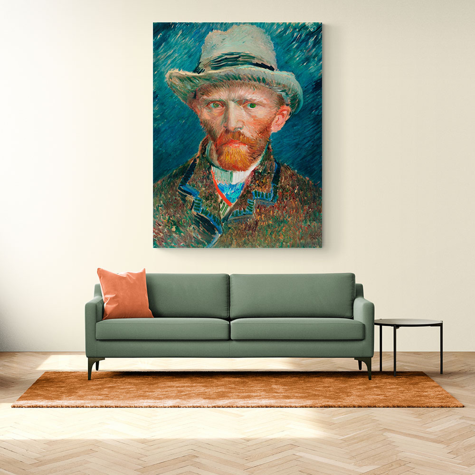Self Portrait (1888) by Vincent Van Gogh Wall Art