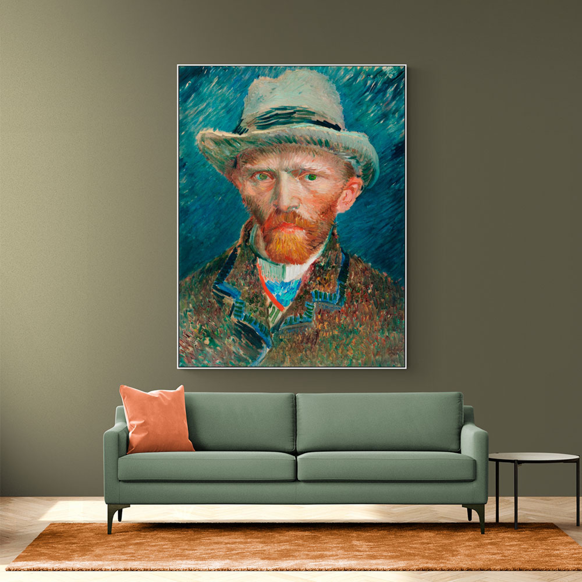 Self Portrait (1888) by Vincent Van Gogh Wall Art