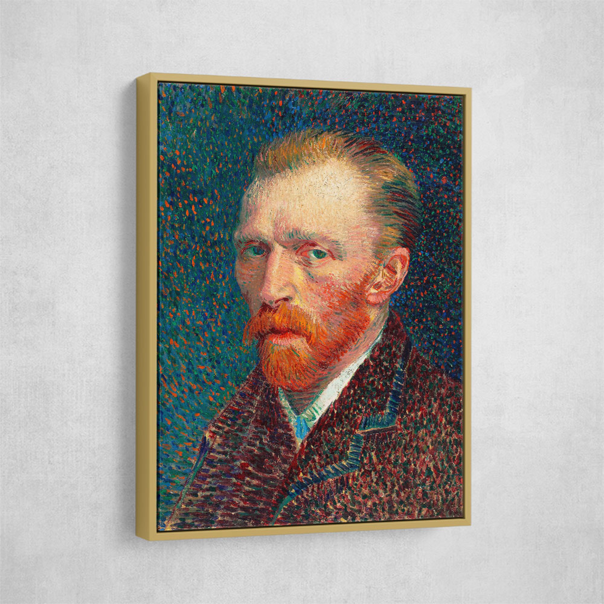 Self Portrait (1887) by Vincent Van Gogh Wall Art