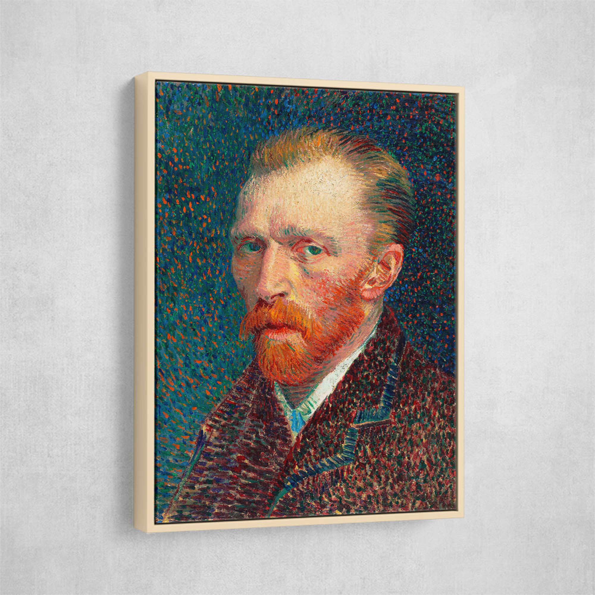 Self Portrait (1887) by Vincent Van Gogh Wall Art
