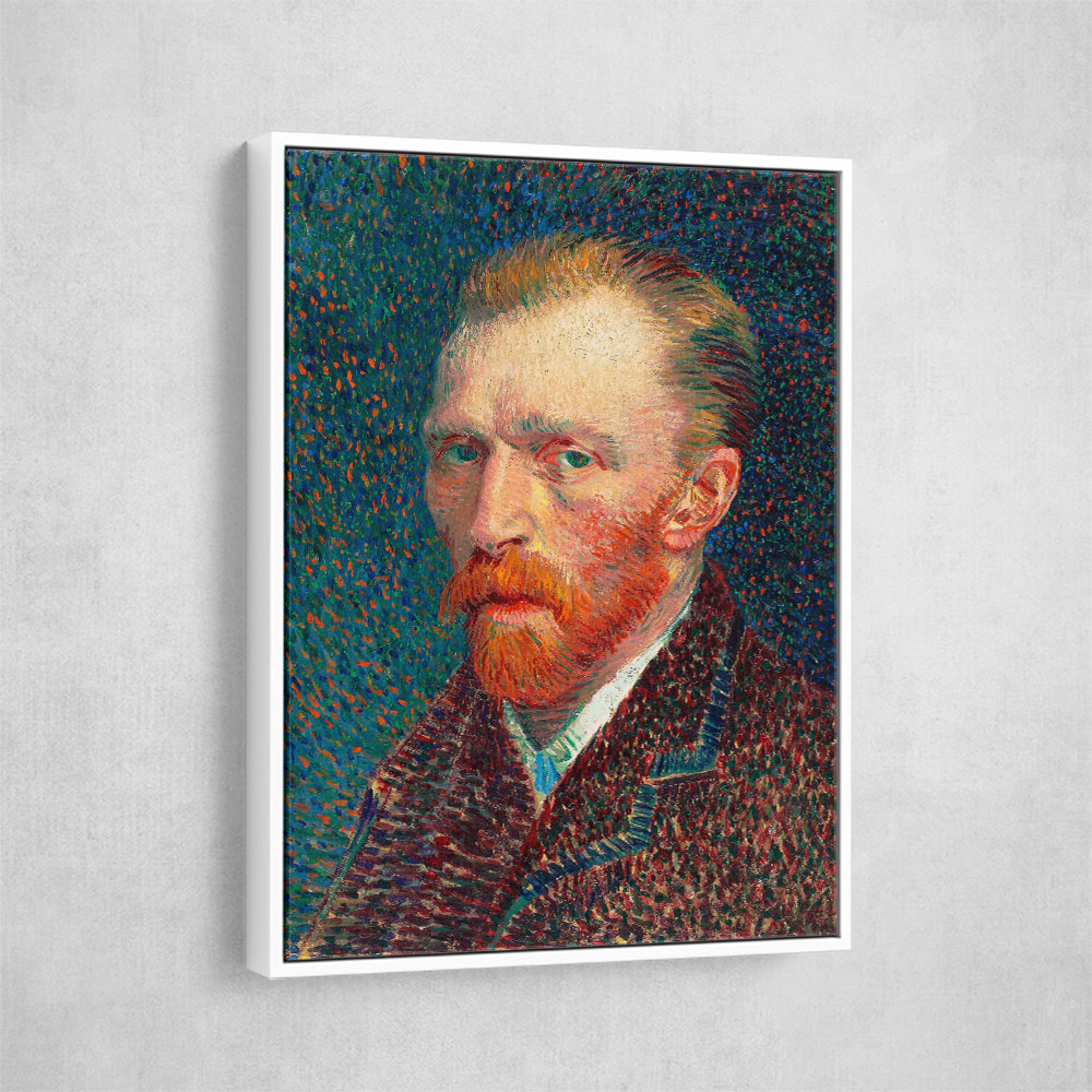 Self Portrait (1887) by Vincent Van Gogh Wall Art