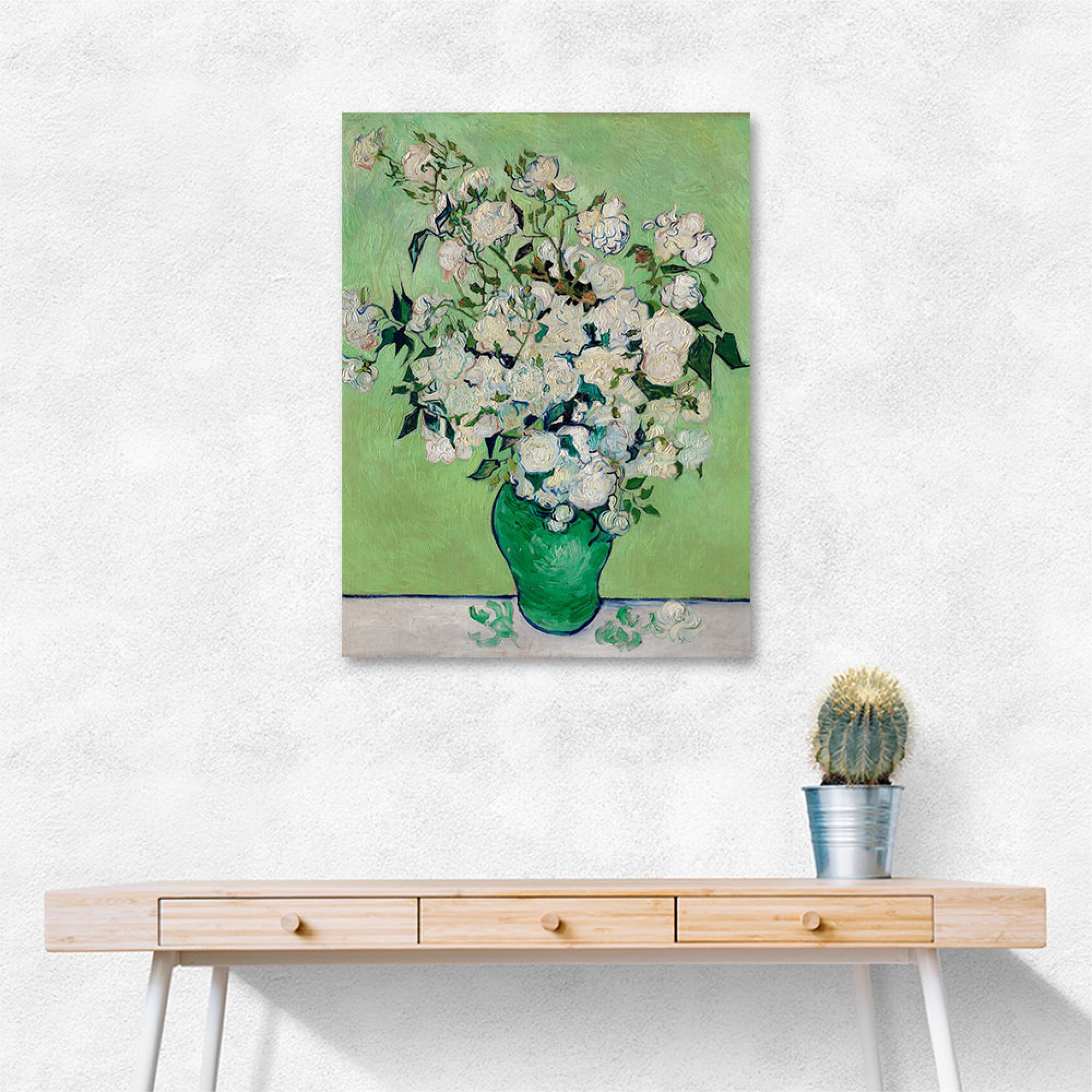 Roses (1890) by Vincent Van Gogh Wall Art