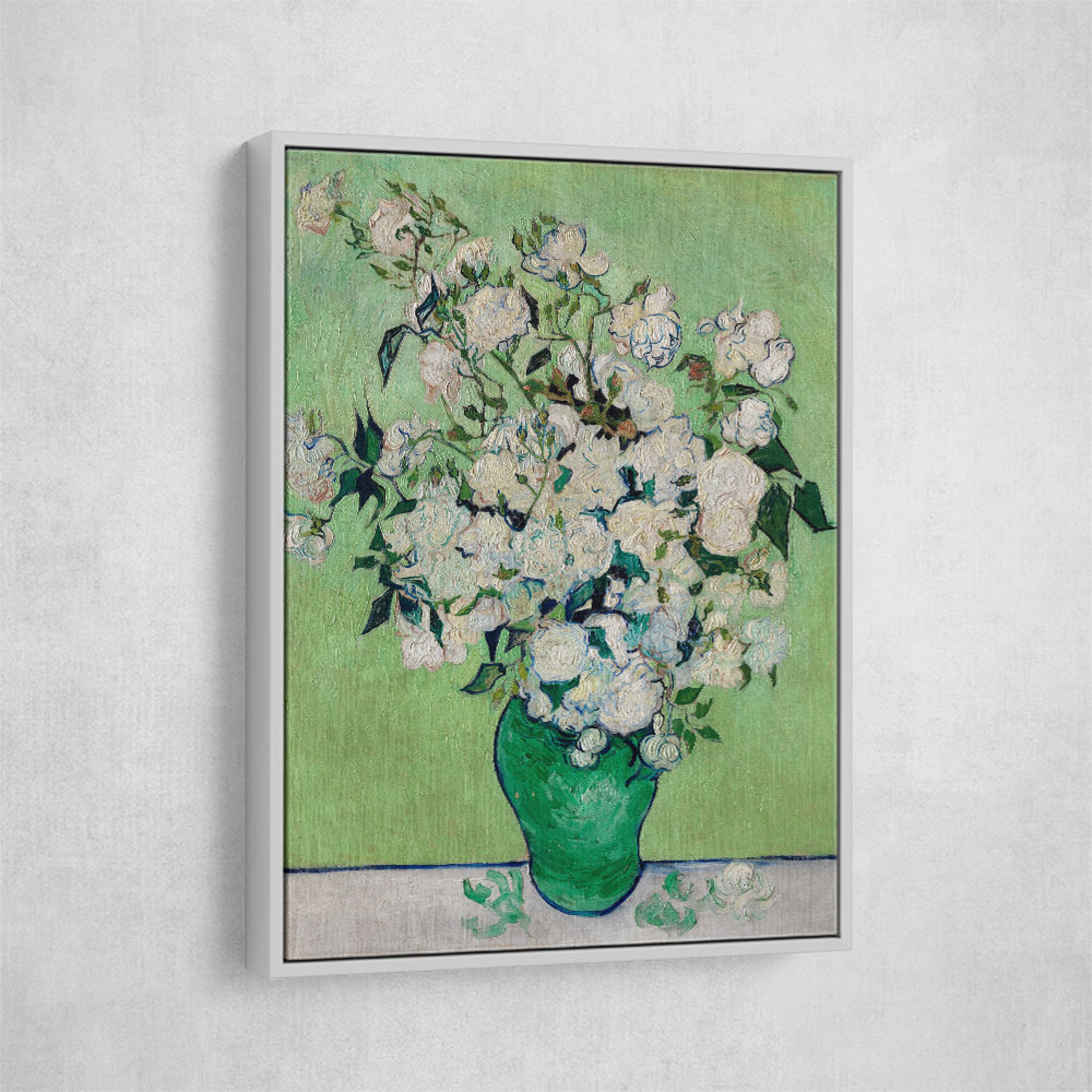 Roses (1890) by Vincent Van Gogh Wall Art