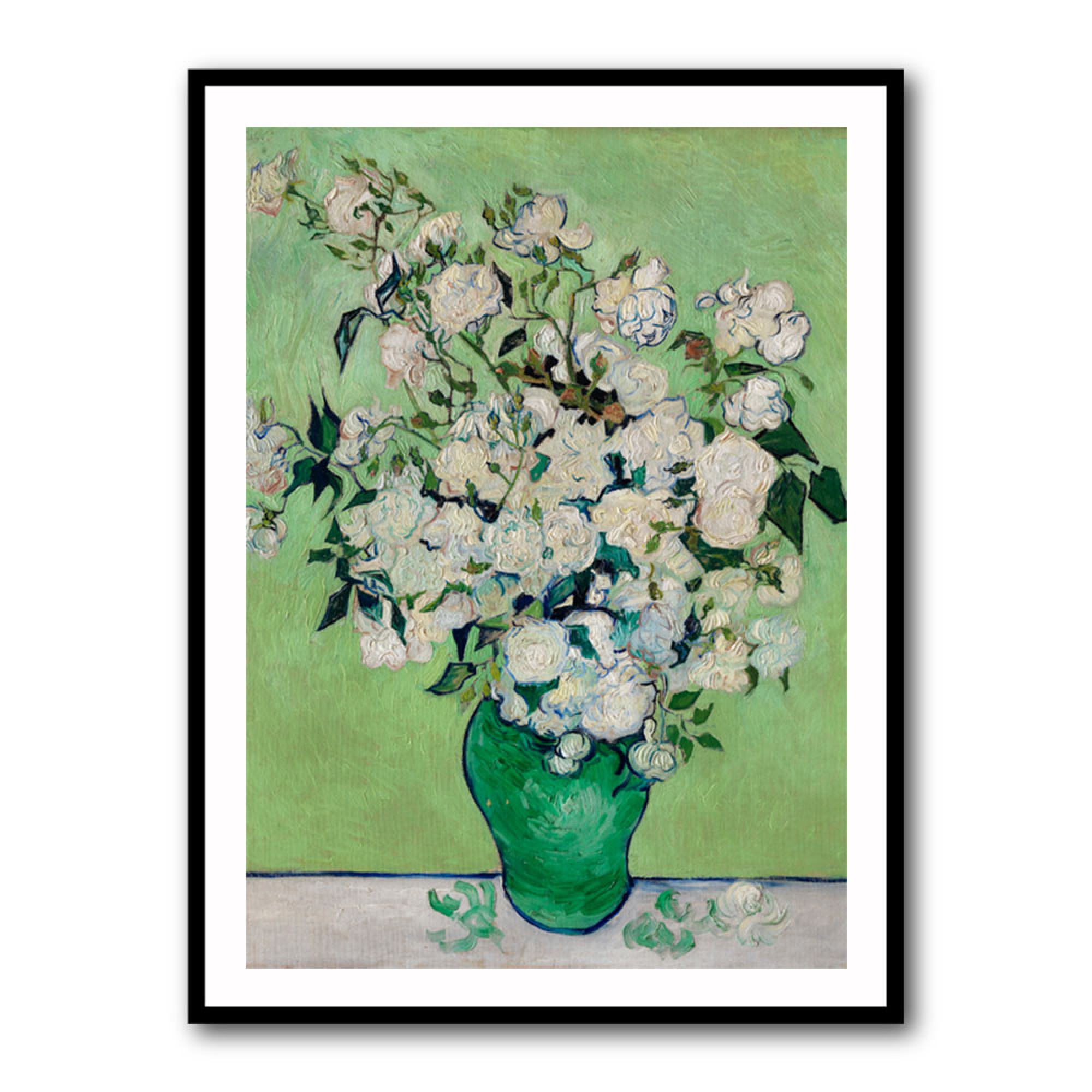 Roses (1890) by Vincent Van Gogh Wall Art