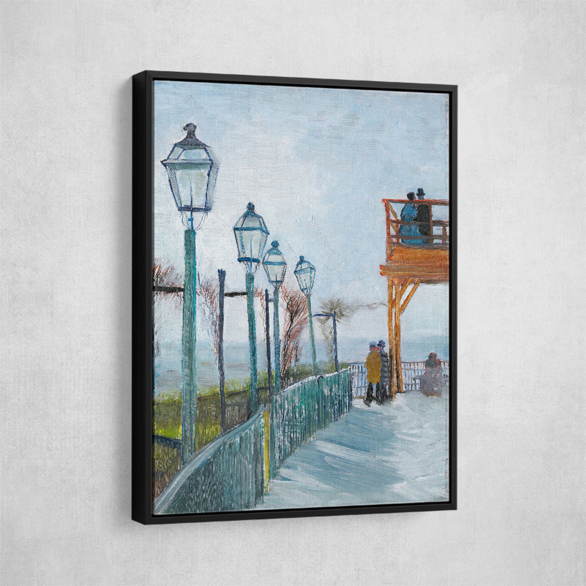 Terrace and Observation Deck at the Moulin de Blute-Fin (1887) by ...